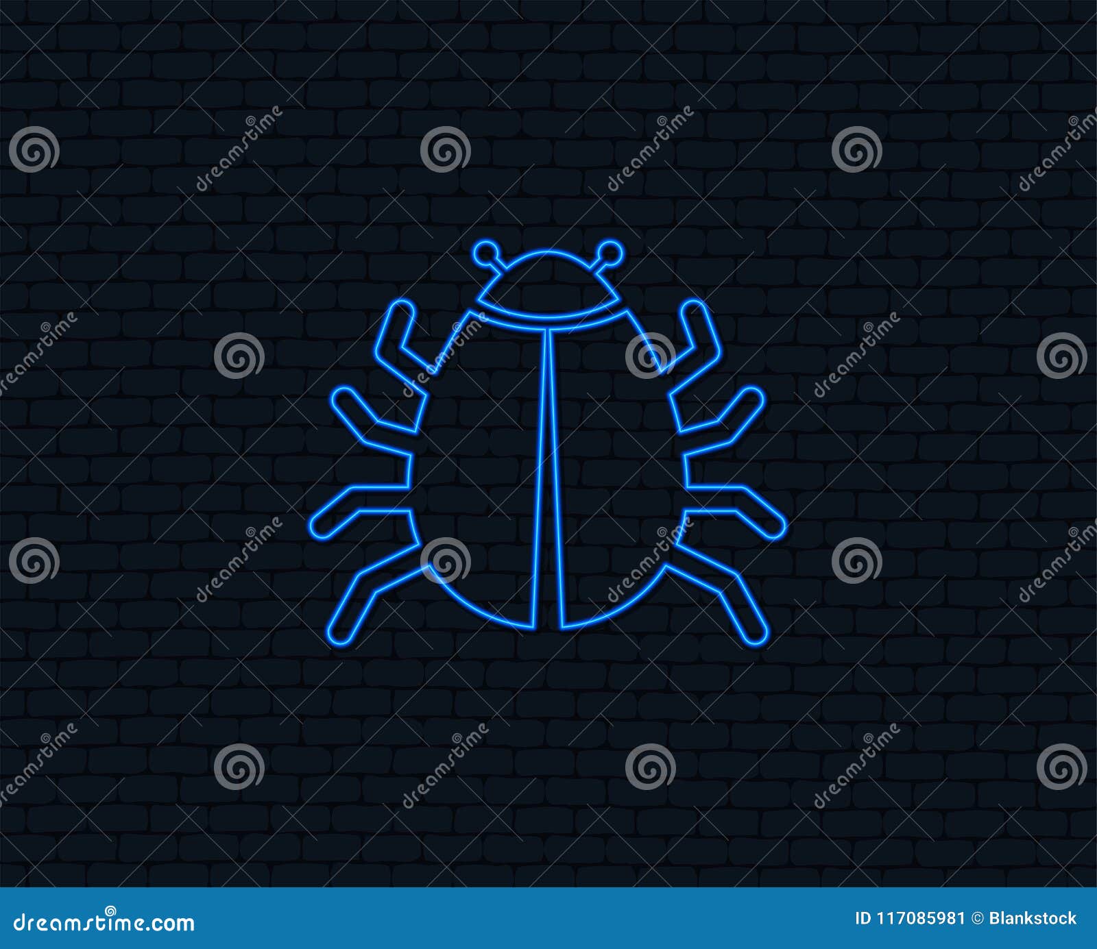 Bug Sign Icon. Virus Symbol. Software Bug Error Stock Vector ...