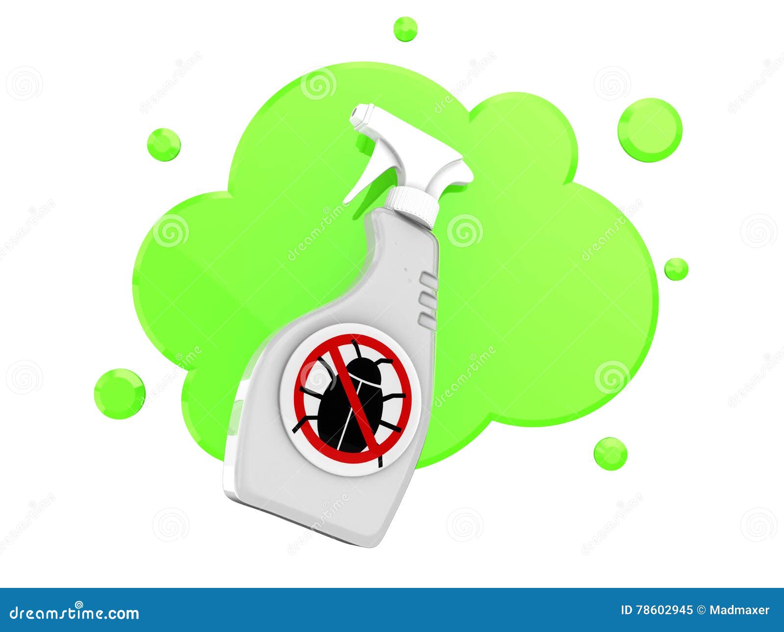 Bug spray stock illustration. Illustration of cleaning - 78602945