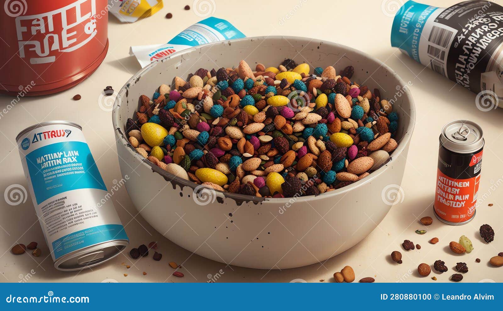 Bug Spray Trail Mix Recipe.AI Generated Stock Illustration ...