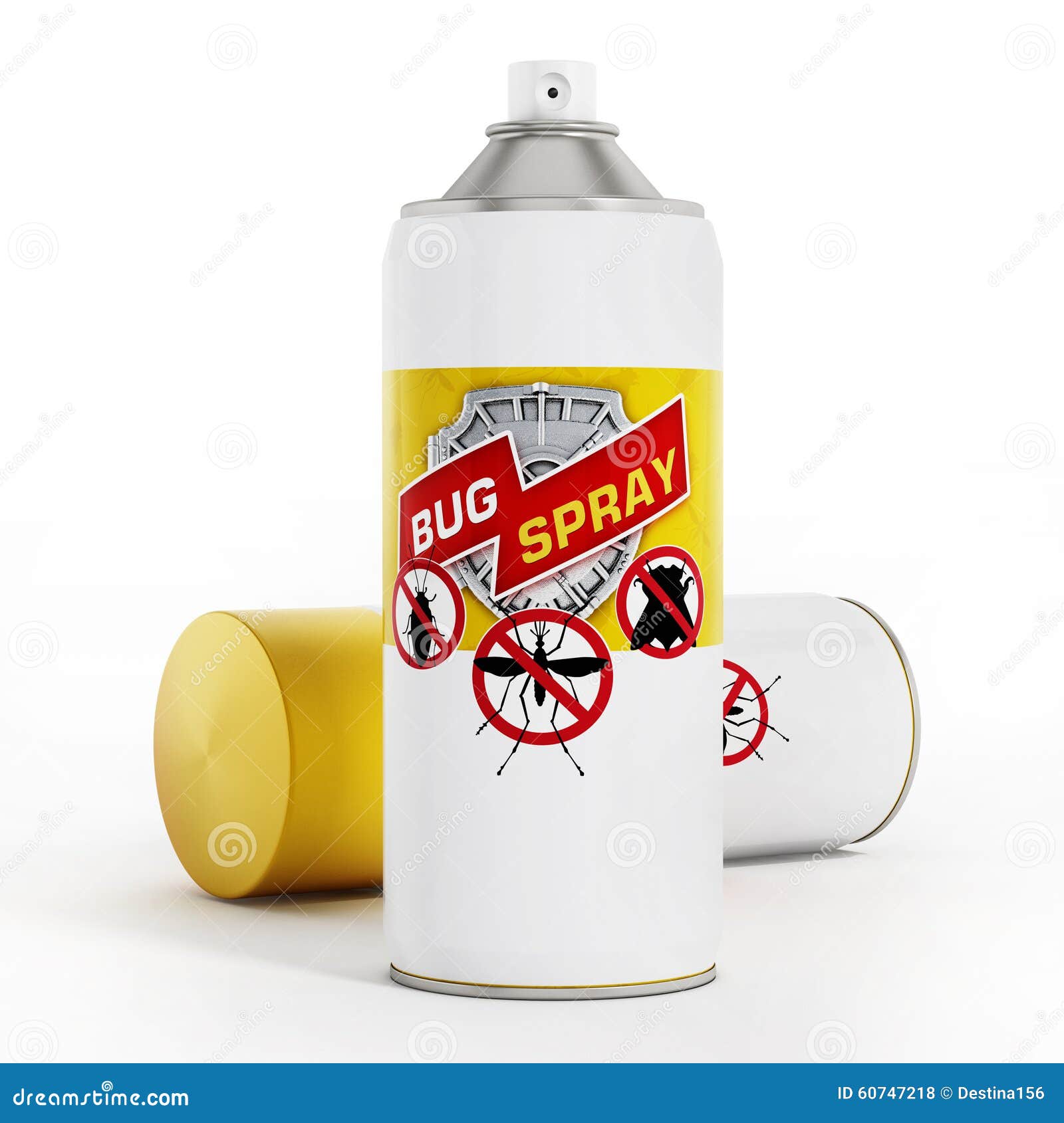 Bug sprays stock illustration. Illustration of insecticide - 60747218