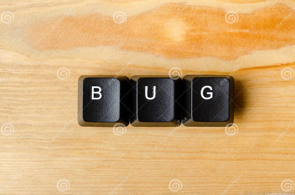 Bug word stock photo. Image of keyboard, internet, tech - 95045968