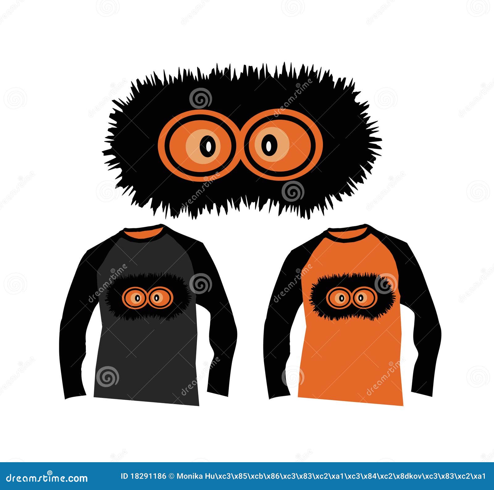 Bugaboo de la camiseta ilustración del vector. Ilustración de textil ...