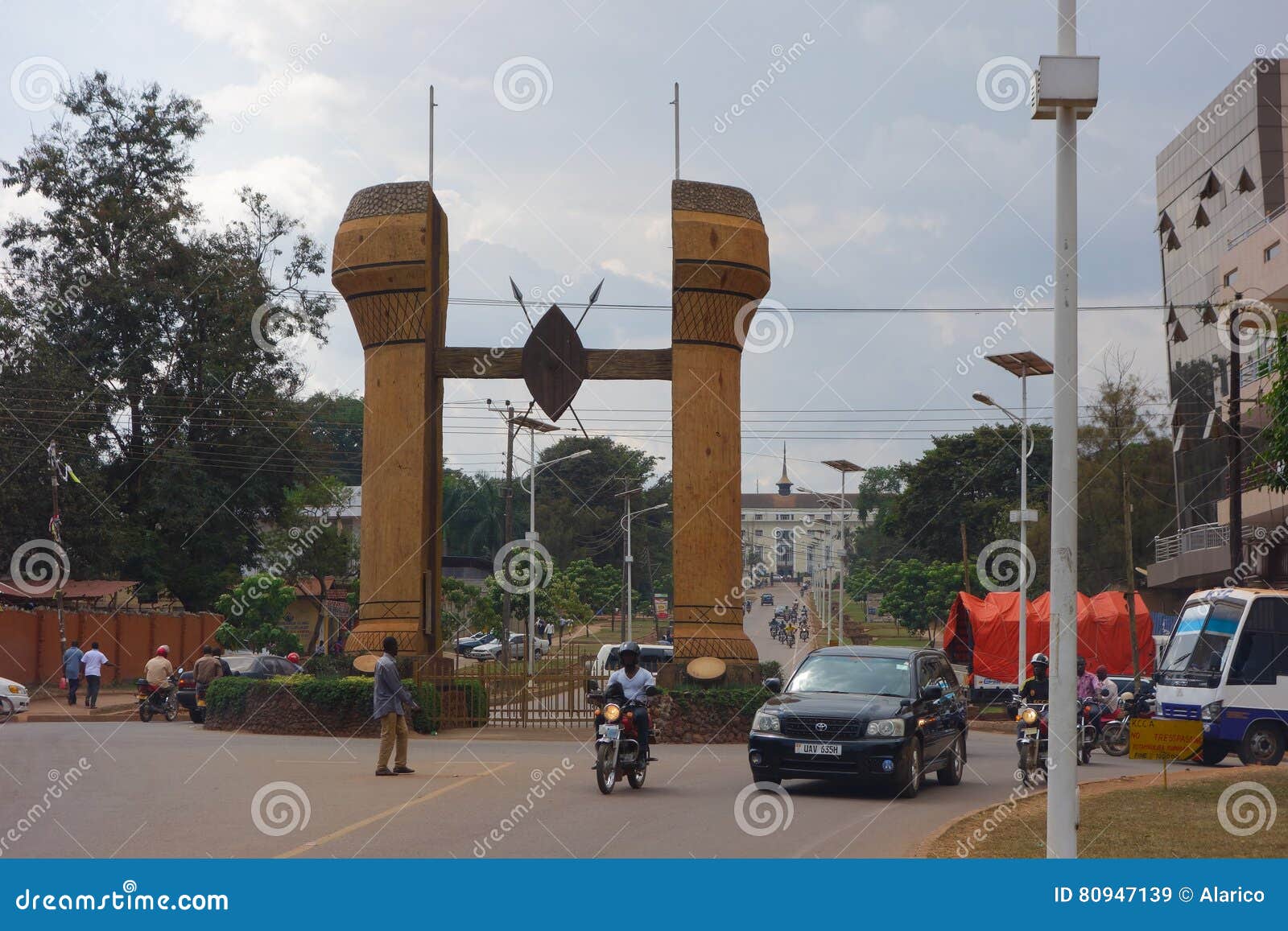 The Buganda Monument in Kampala Editorial Stock Image - Image of ...