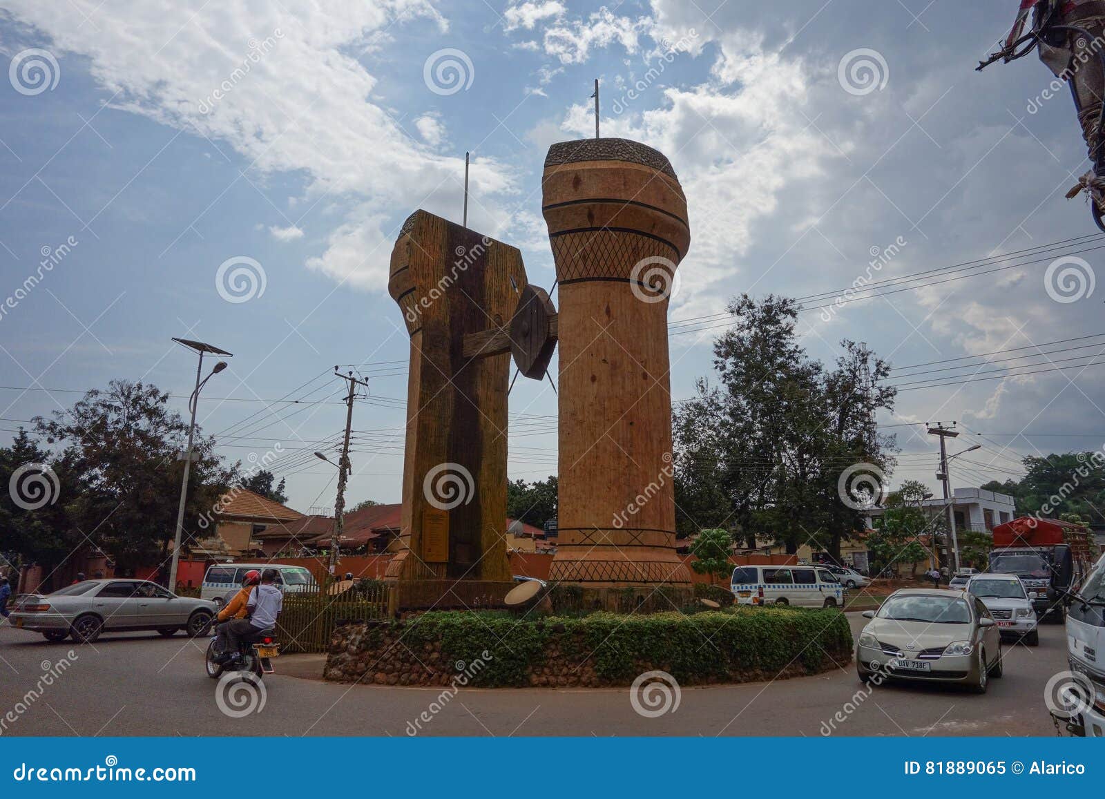 The Buganda Monument in Kampala Editorial Image - Image of cityscape ...
