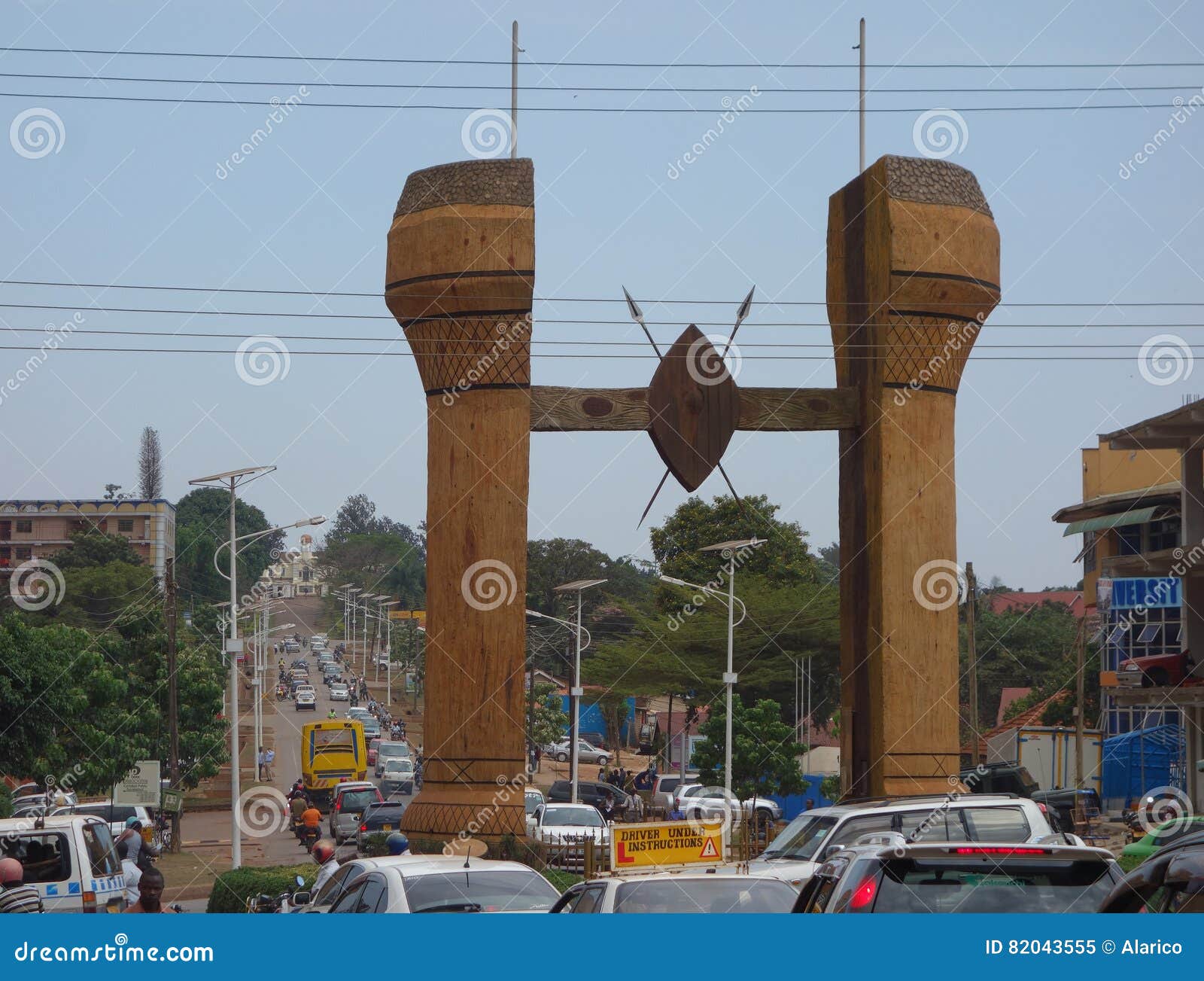 The Buganda Monument in Kampala Editorial Image - Image of landmark ...