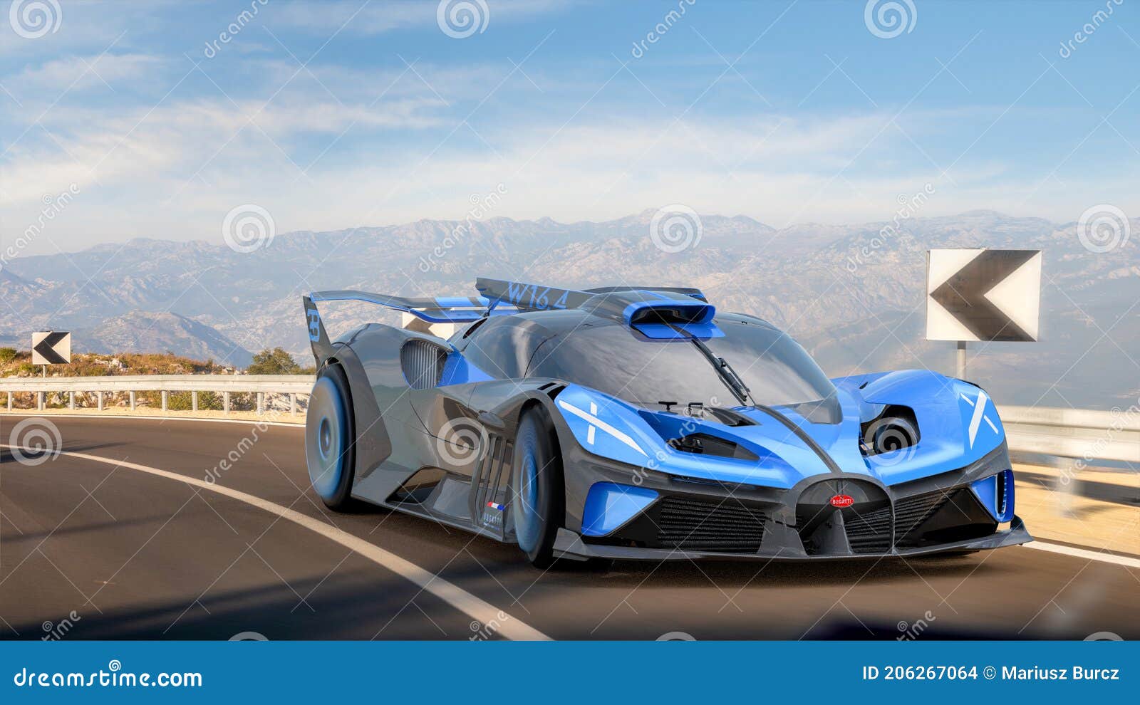 Bugatti Bolide on the Track Editorial Stock Image - Image of ...