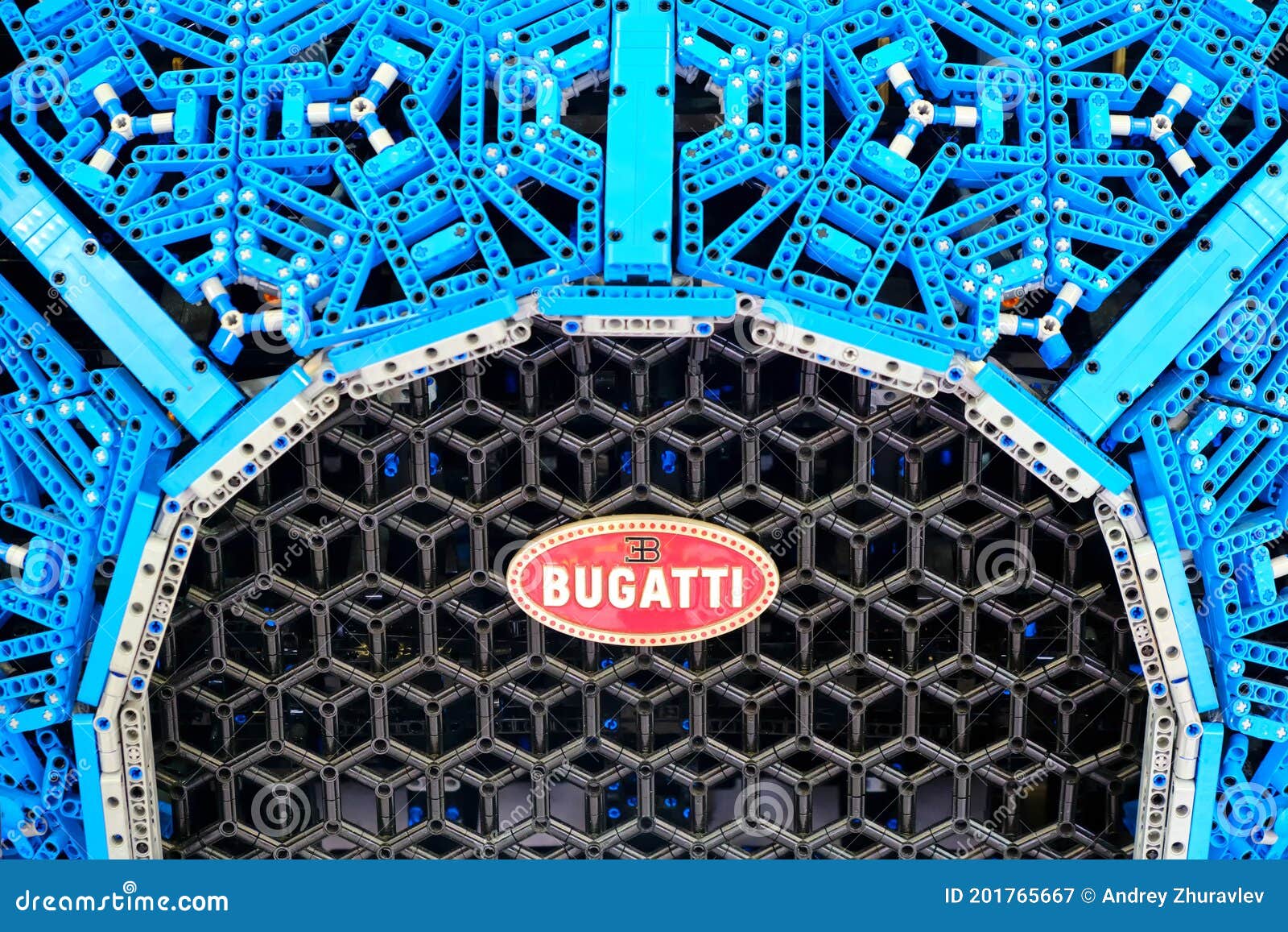 Bugatti Chiron Made Entirely from Lego Bricks, Close-up - Russia ...