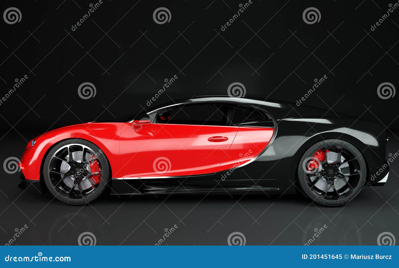 Red And Black Bugatti Veyron Wallpaper