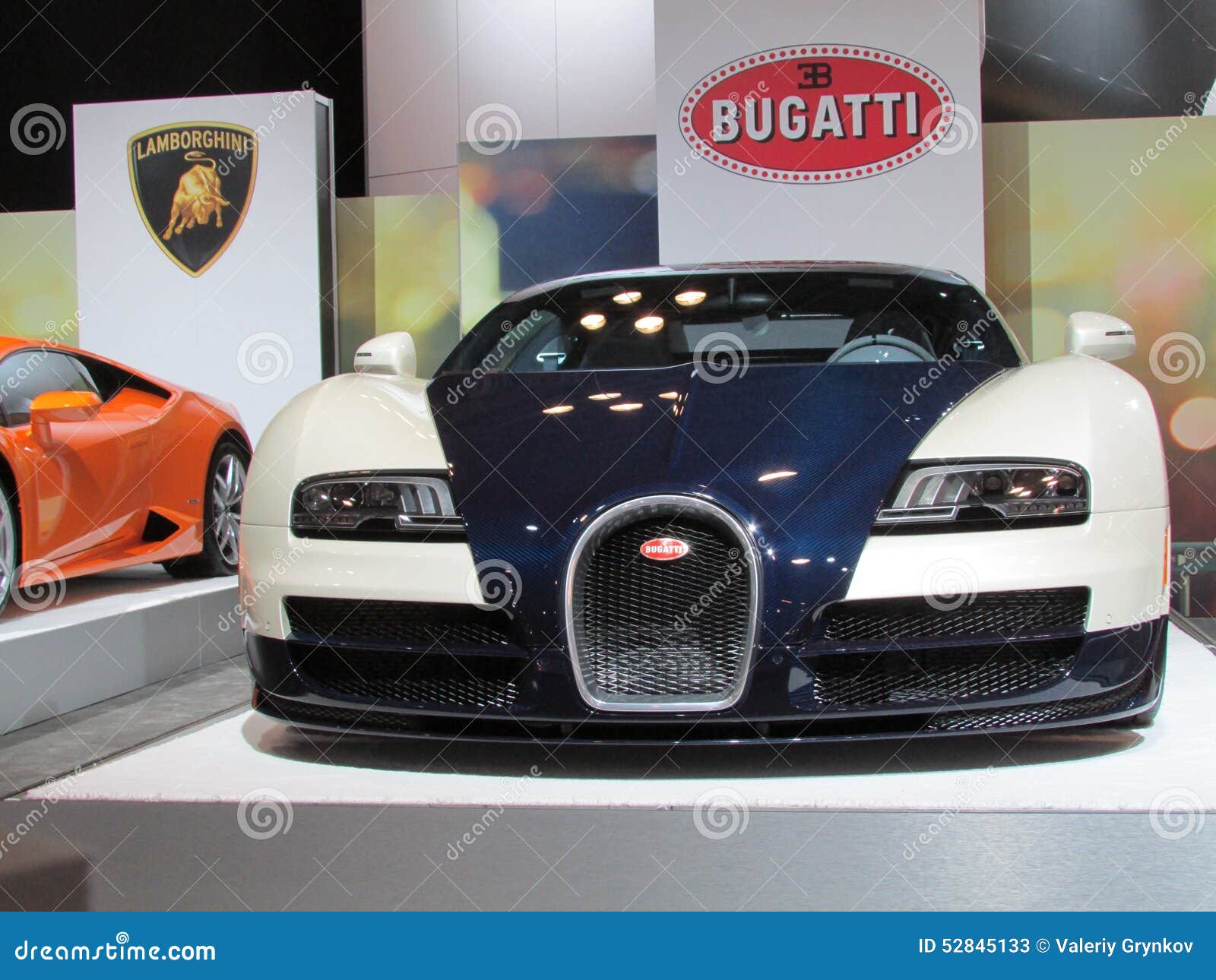 Bugatti. 2015 New York International Auto Show. Editorial Stock Photo ...