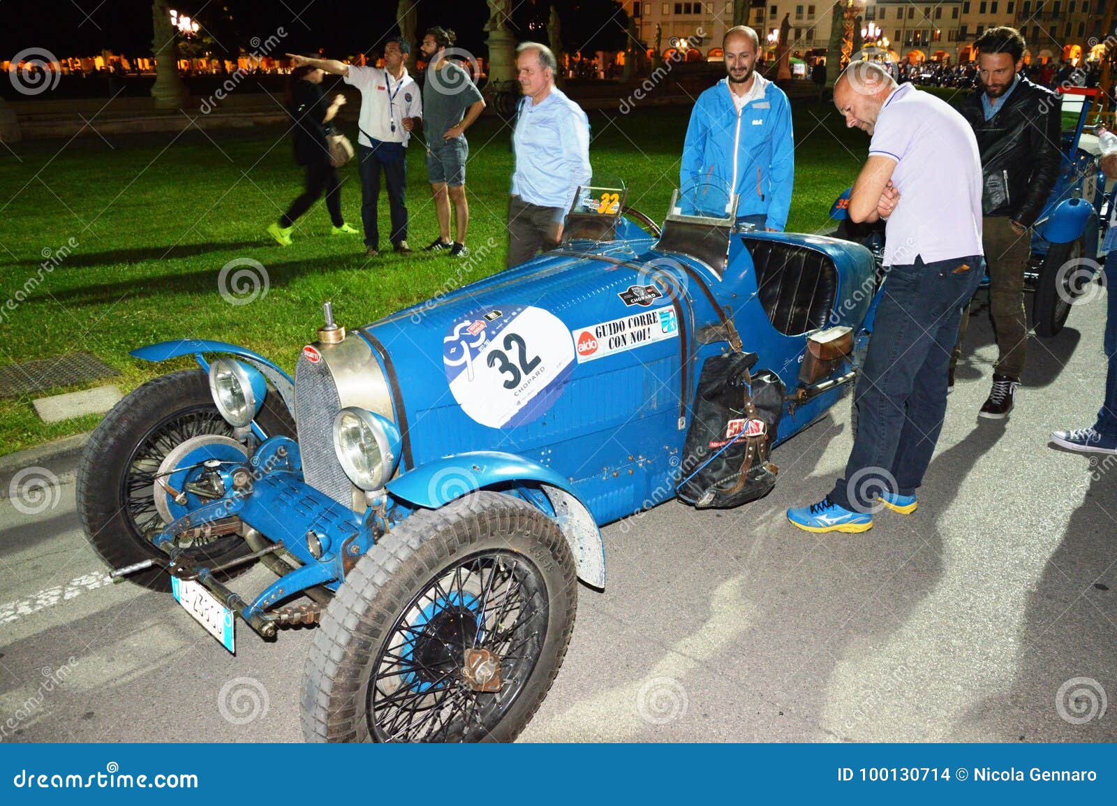 BUGATTI T 38 1927 On An Old Racing Car In Rally Mille Miglia 2018 The ...