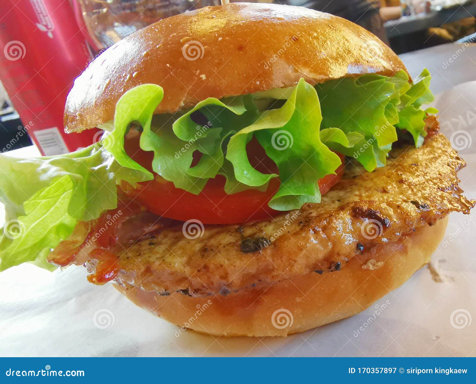 Bugger on table stock image. Image of homemade, barbecue - 170357897