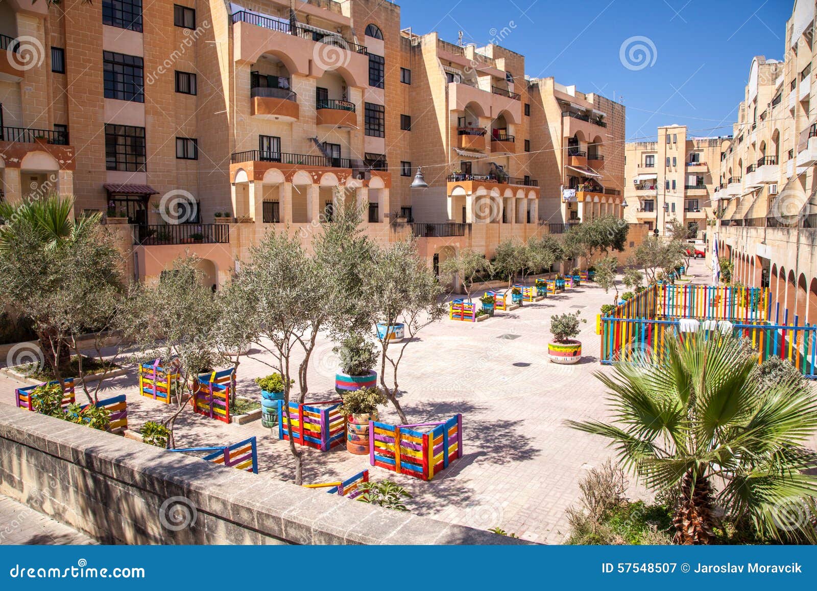 Buggiba, Malta stock image. Image of malta, hotel, neighbourhood - 57548507