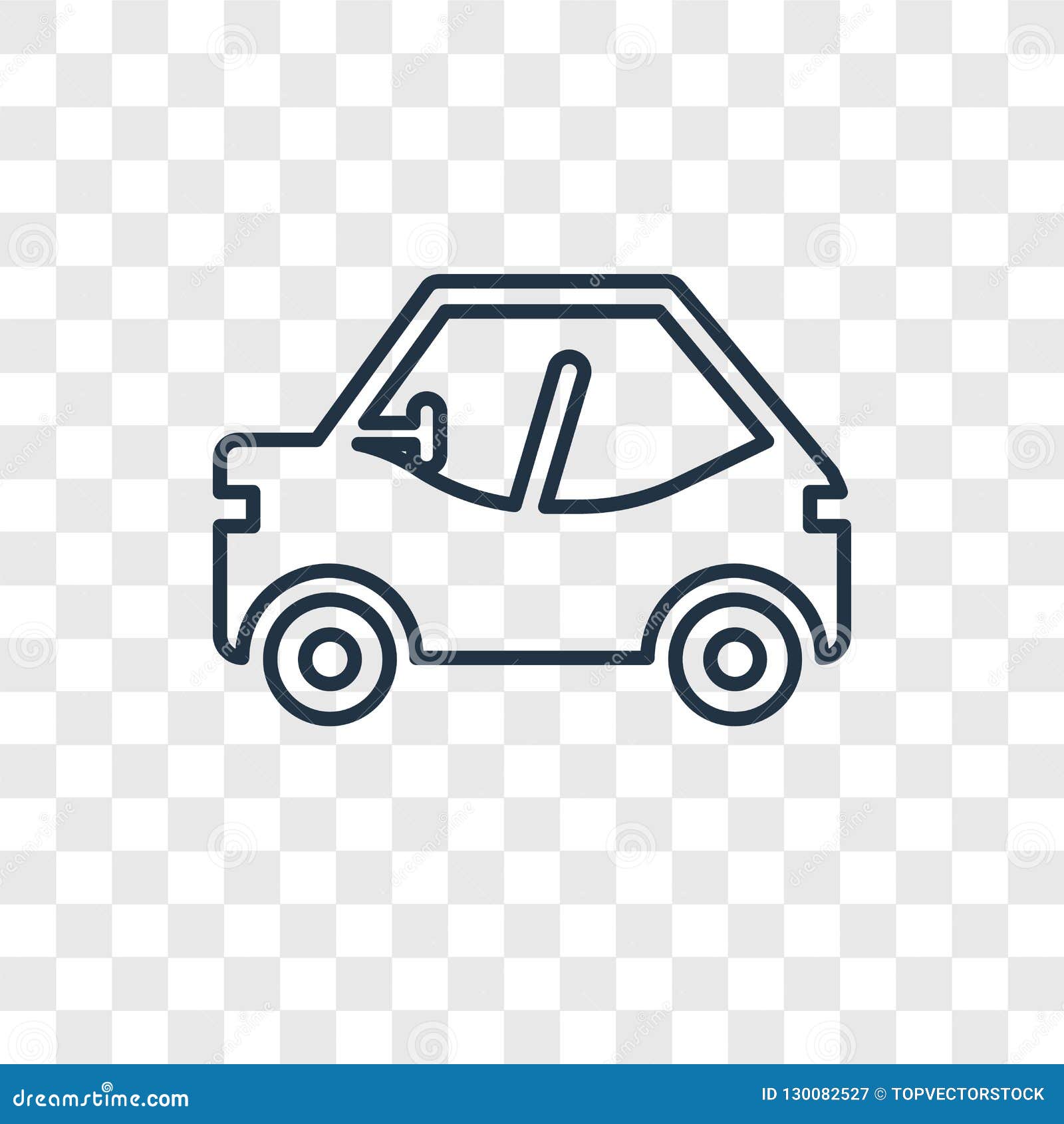 Buggy Concept Vector Linear Icon Isolated on Transparent Background ...