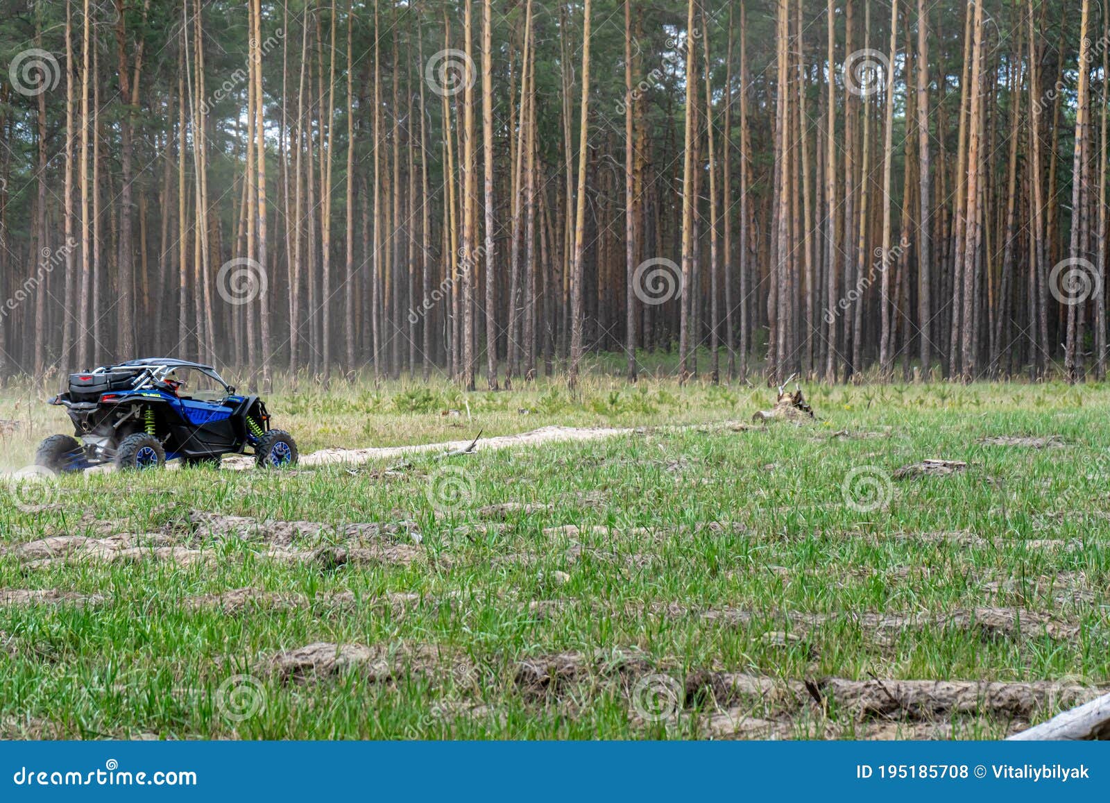 Buggy Driving on Dusty Road Editorial Stock Photo - Image of dusty ...