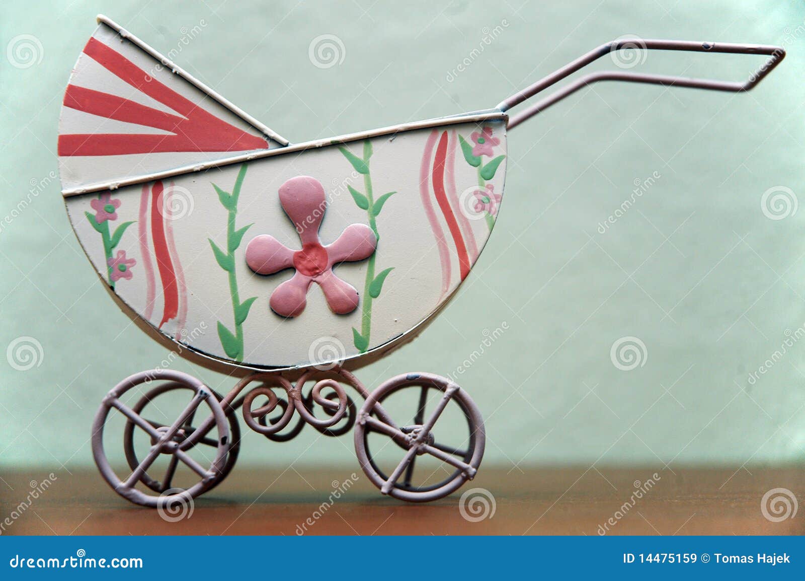 Buggy with flowers stock image. Image of retro, ride - 14475159