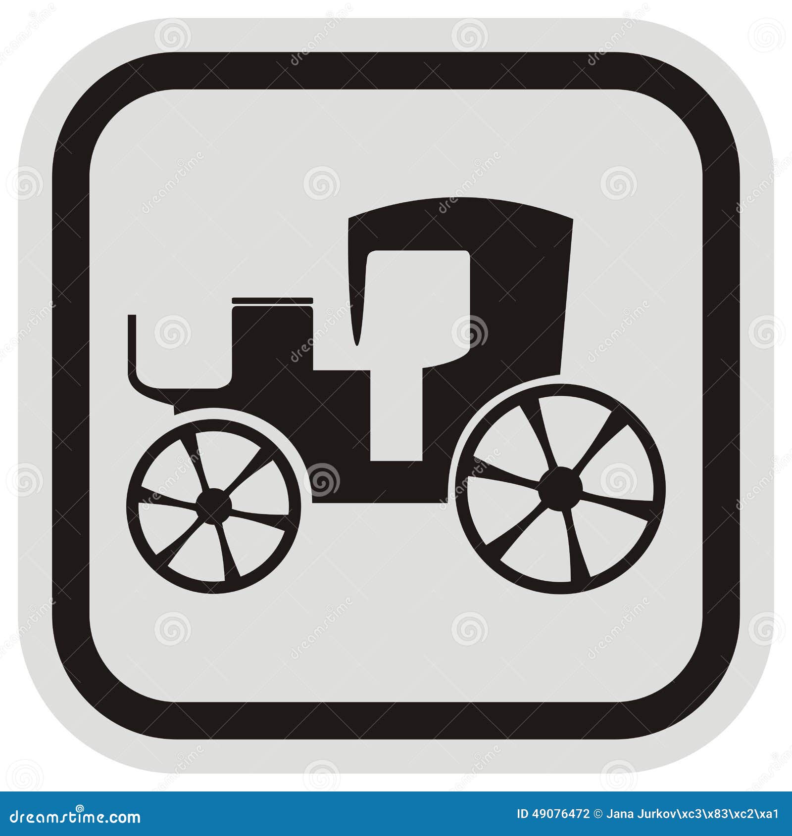 Buggy, Frame Vector Illustration | CartoonDealer.com #49076472