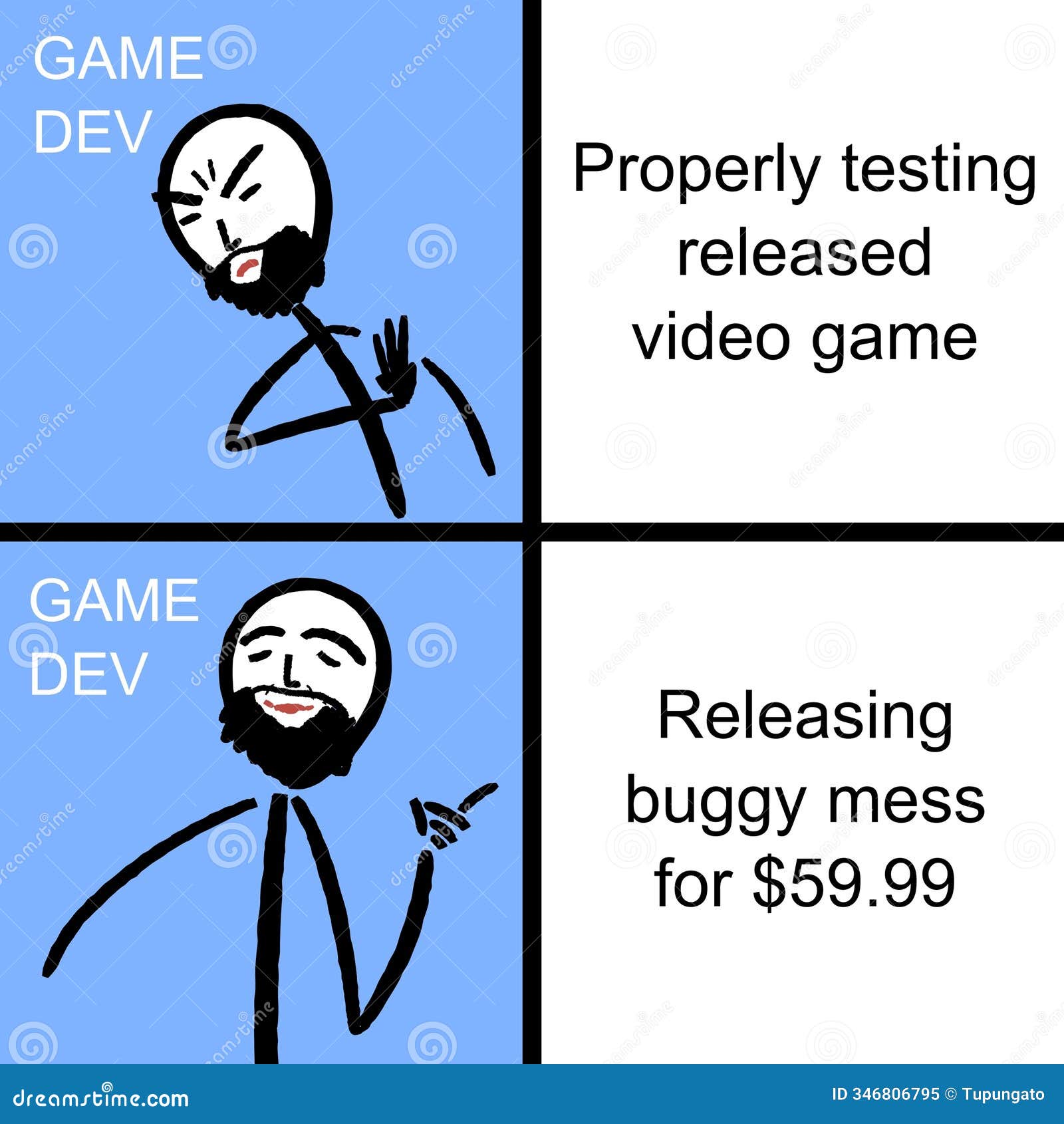 Funny Testing Eyesight Cartoon Vector | CartoonDealer.com #47861447