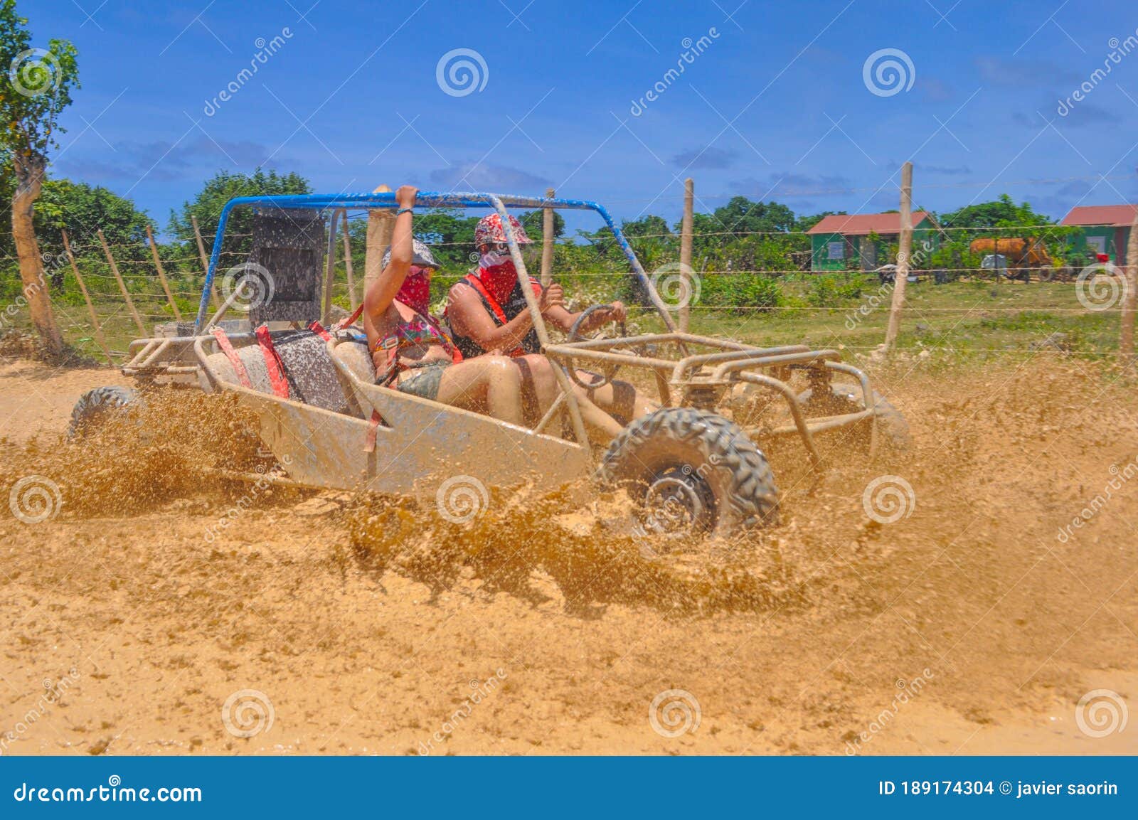 Buggy races in punta cana editorial stock image. Image of punta - 189174304