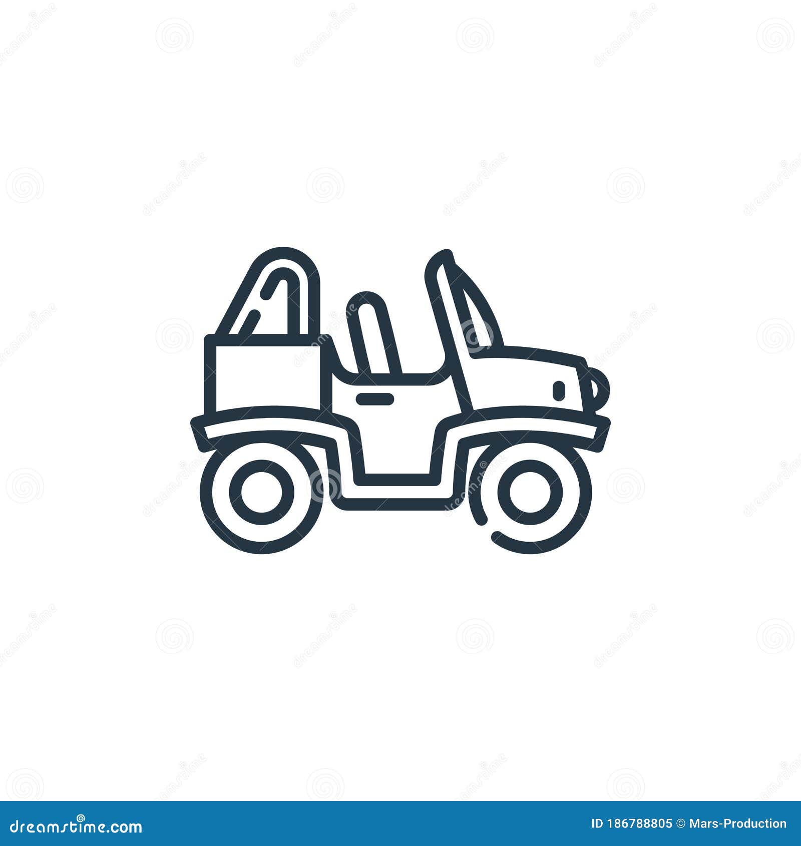 Buggy Vector Icon. Buggy Editable Stroke. Buggy Linear Symbol for Use ...