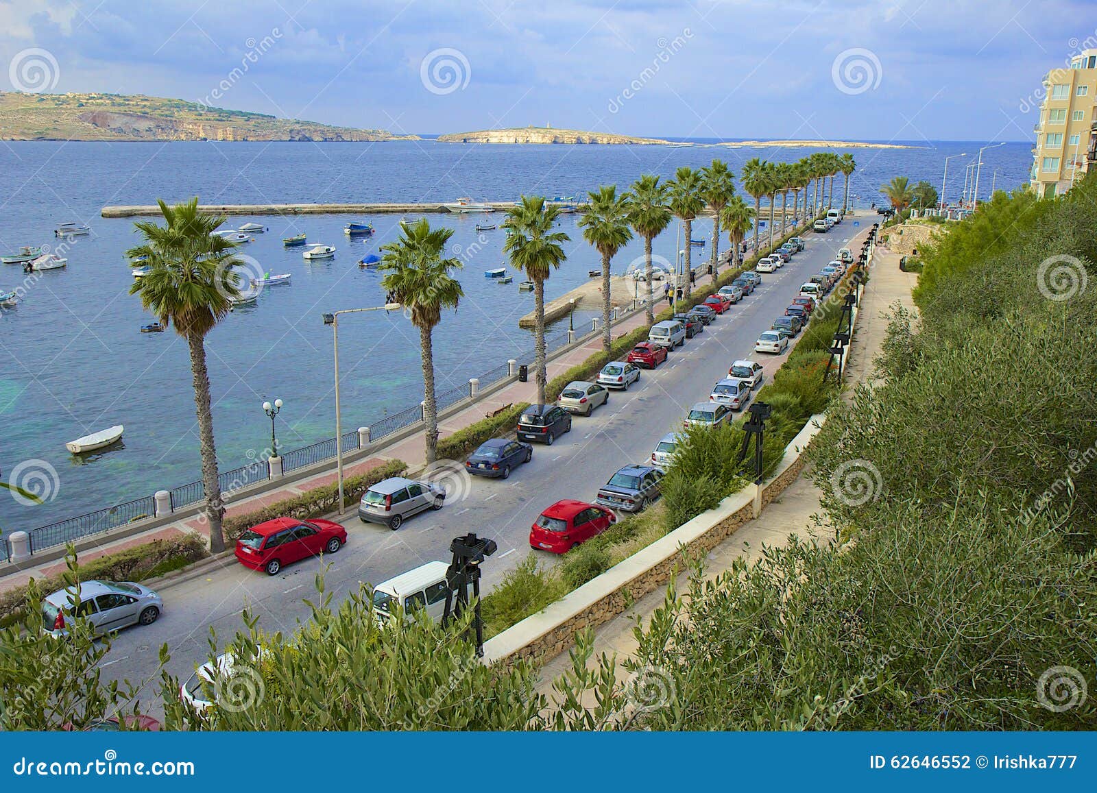 Bugibba And Qawra Promenade, Malta Editorial Photo | CartoonDealer.com ...