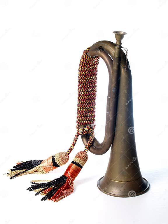 Bugle stock photo. Image of tassel, cord, trumpet, instrument - 563562