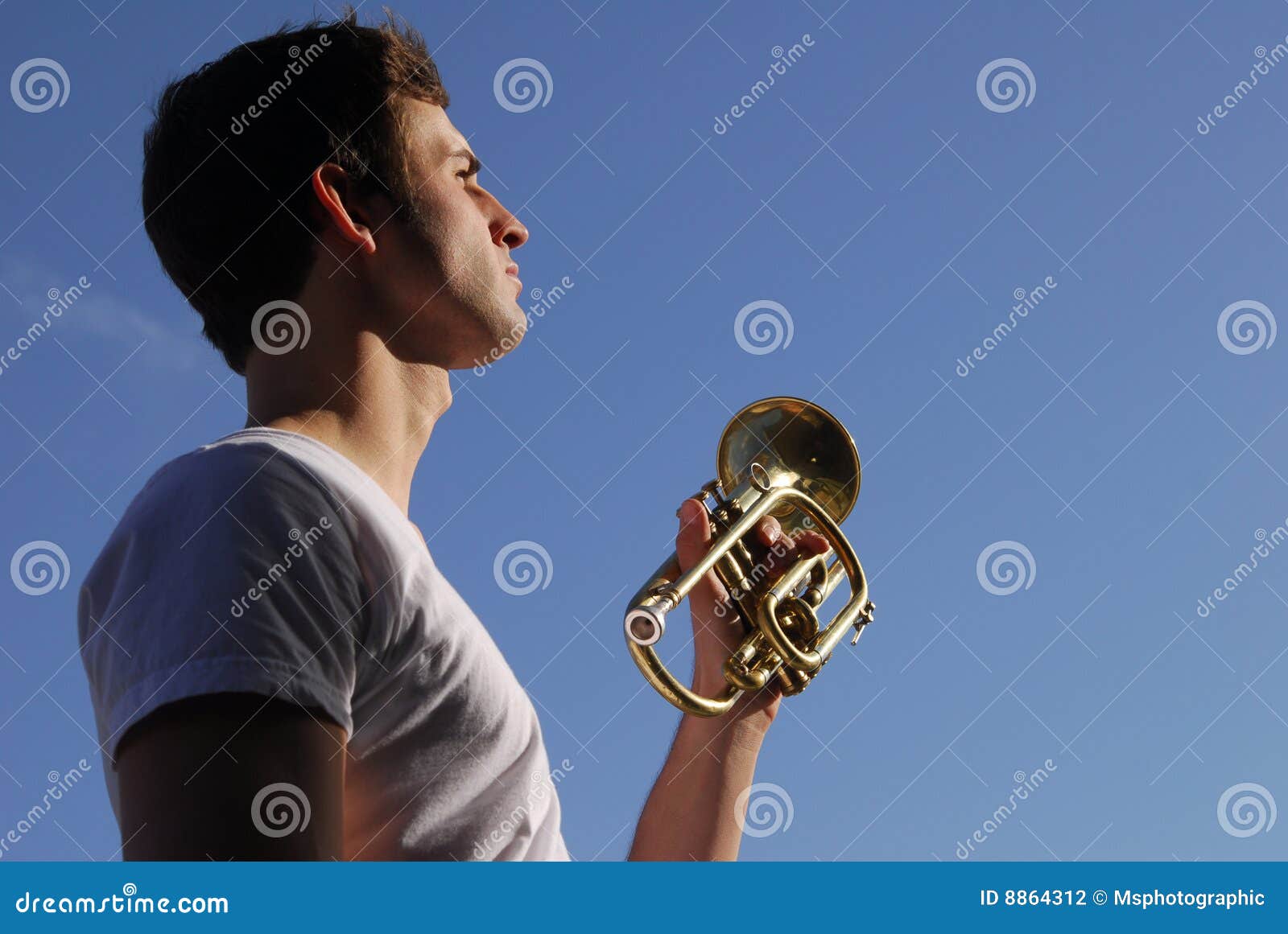 Bugle Boy stock photo. Image of morning, usac, revelry - 8864312