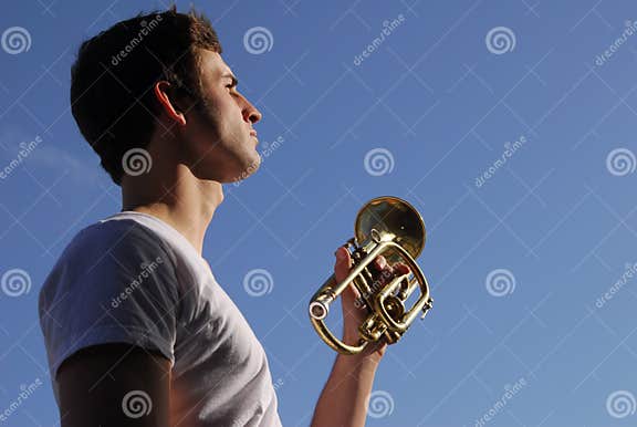 Bugle Boy stock photo. Image of morning, usac, revelry - 8864312