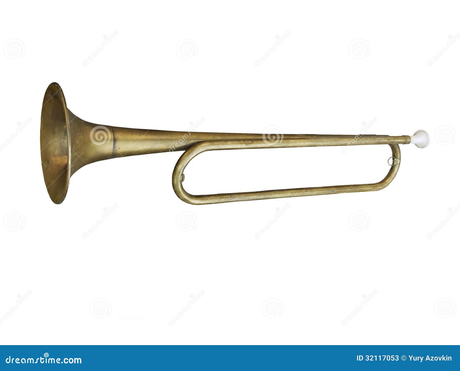 Bugle stock image. Image of instrument, metal, trumpet - 32117053