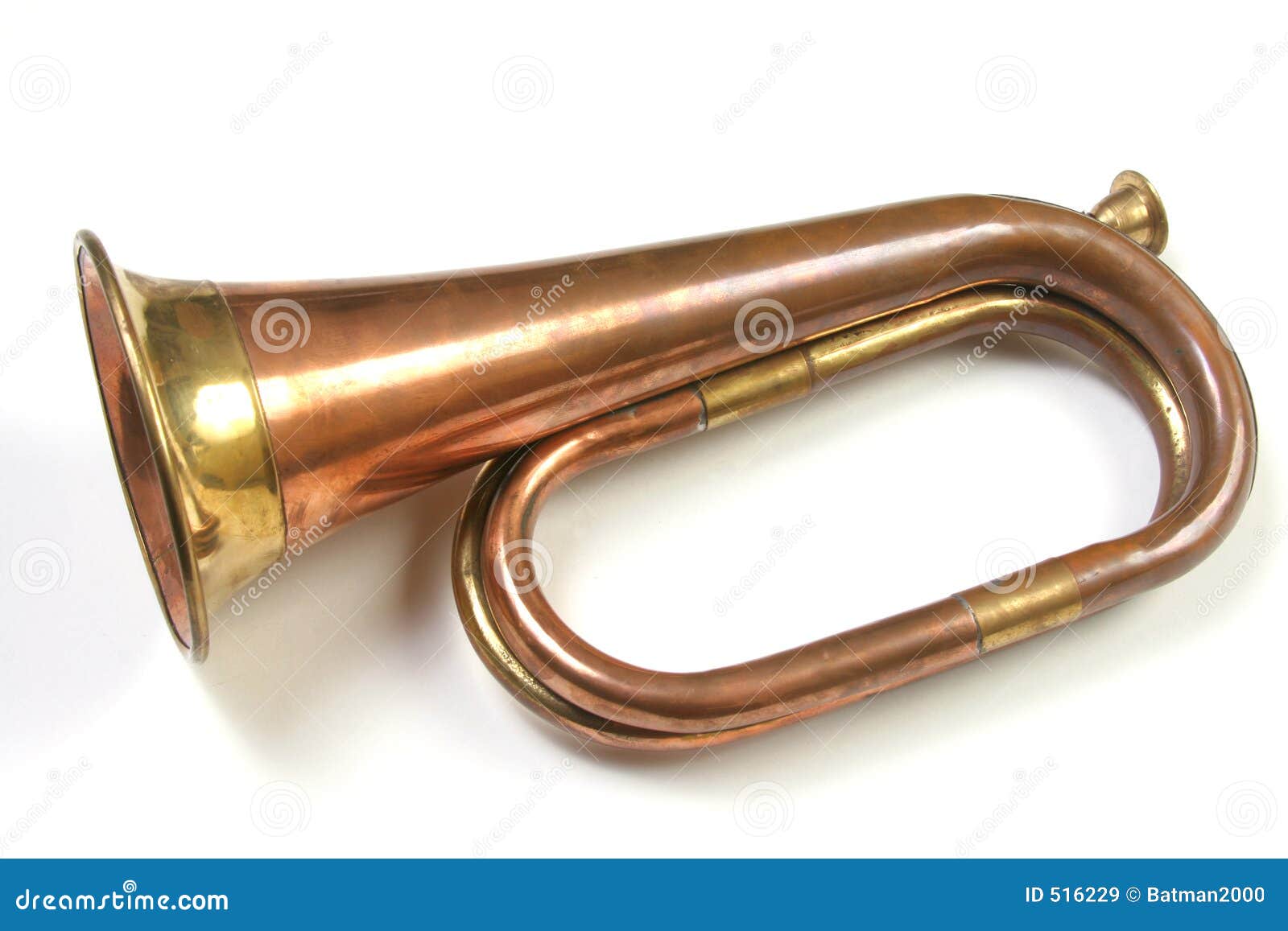 Bugler stock image. Image of trumpet, bugler, metal, blow - 516229