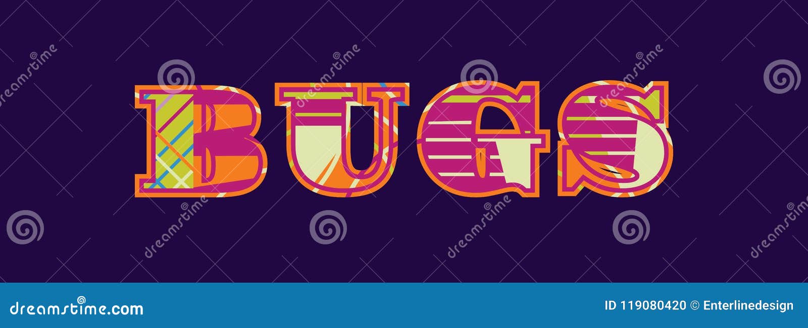 Bugs Concept Word Art Illustration Stock Vector - Illustration of ...