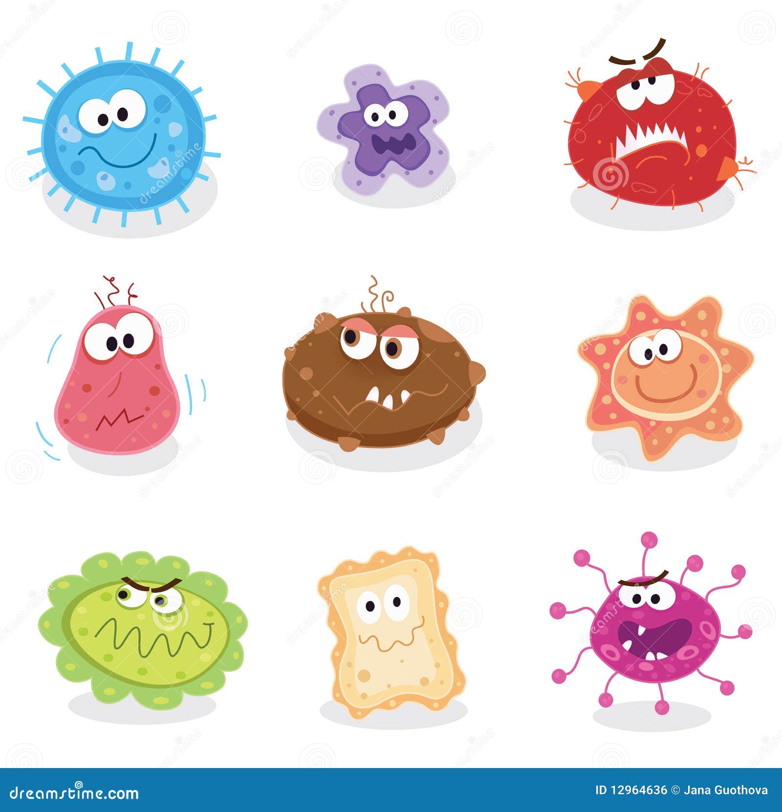 Bugs and germs I stock vector. Illustration of attack - 12964636