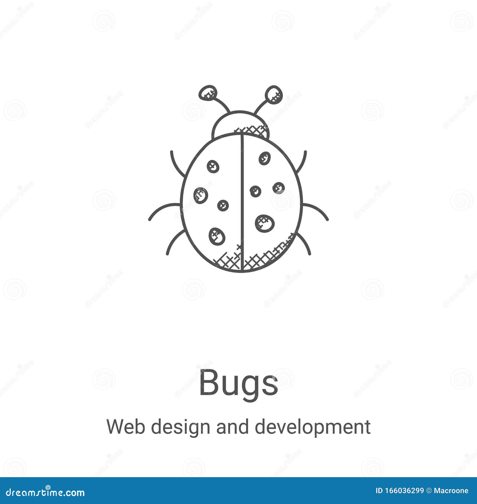 Bugs Icon Red Circle Set Cartoon Vector | CartoonDealer.com #92410157