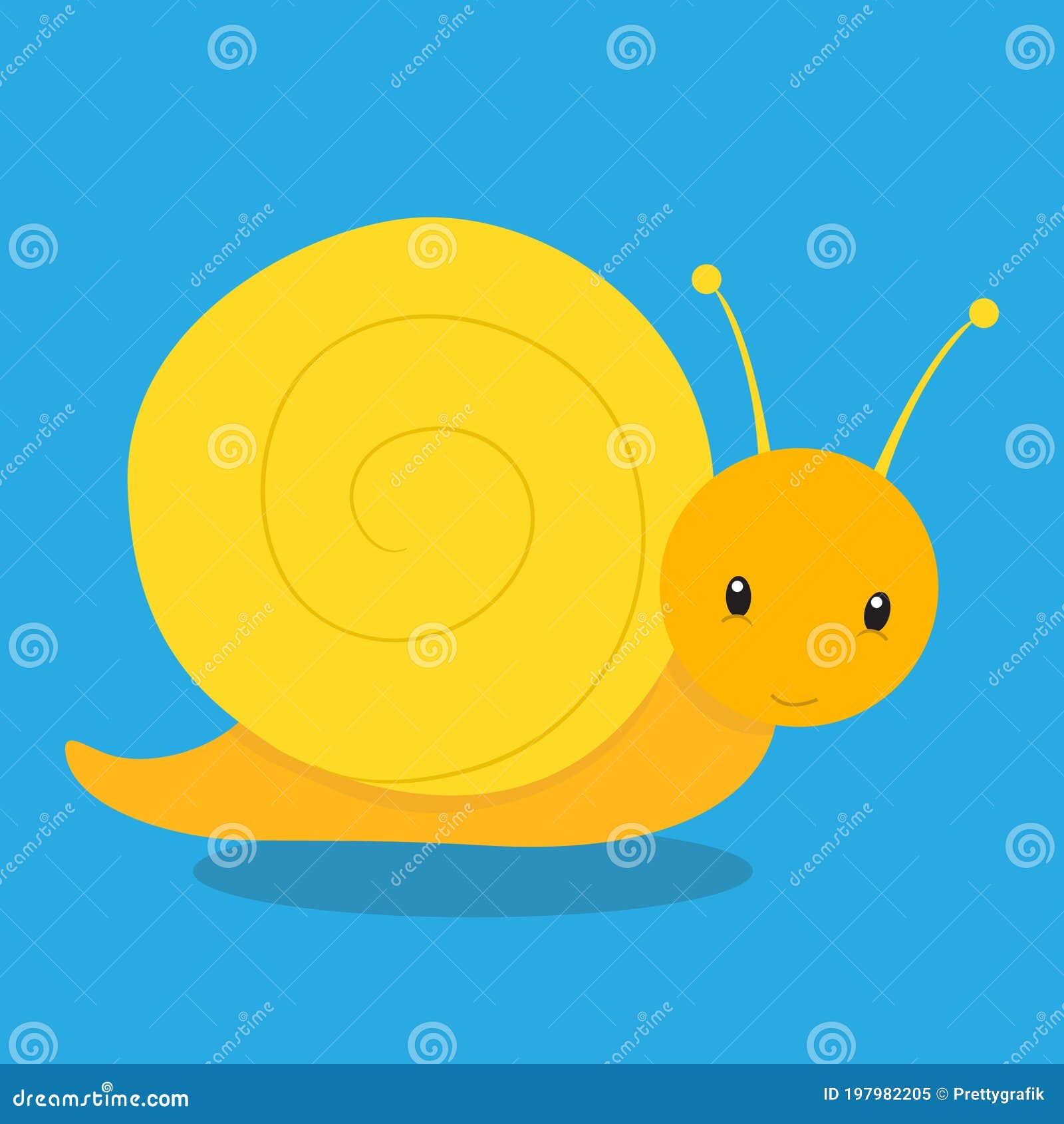 Bugs snail 01 stock vector. Illustration of vectors - 197982205