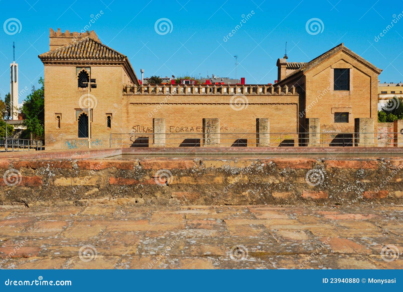Buhaira palace side stock photo. Image of outside, andalusian - 23940880