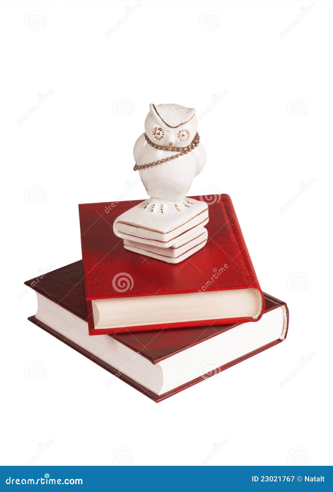 Buho con los libros imagen de archivo. Imagen de literatura - 23021767