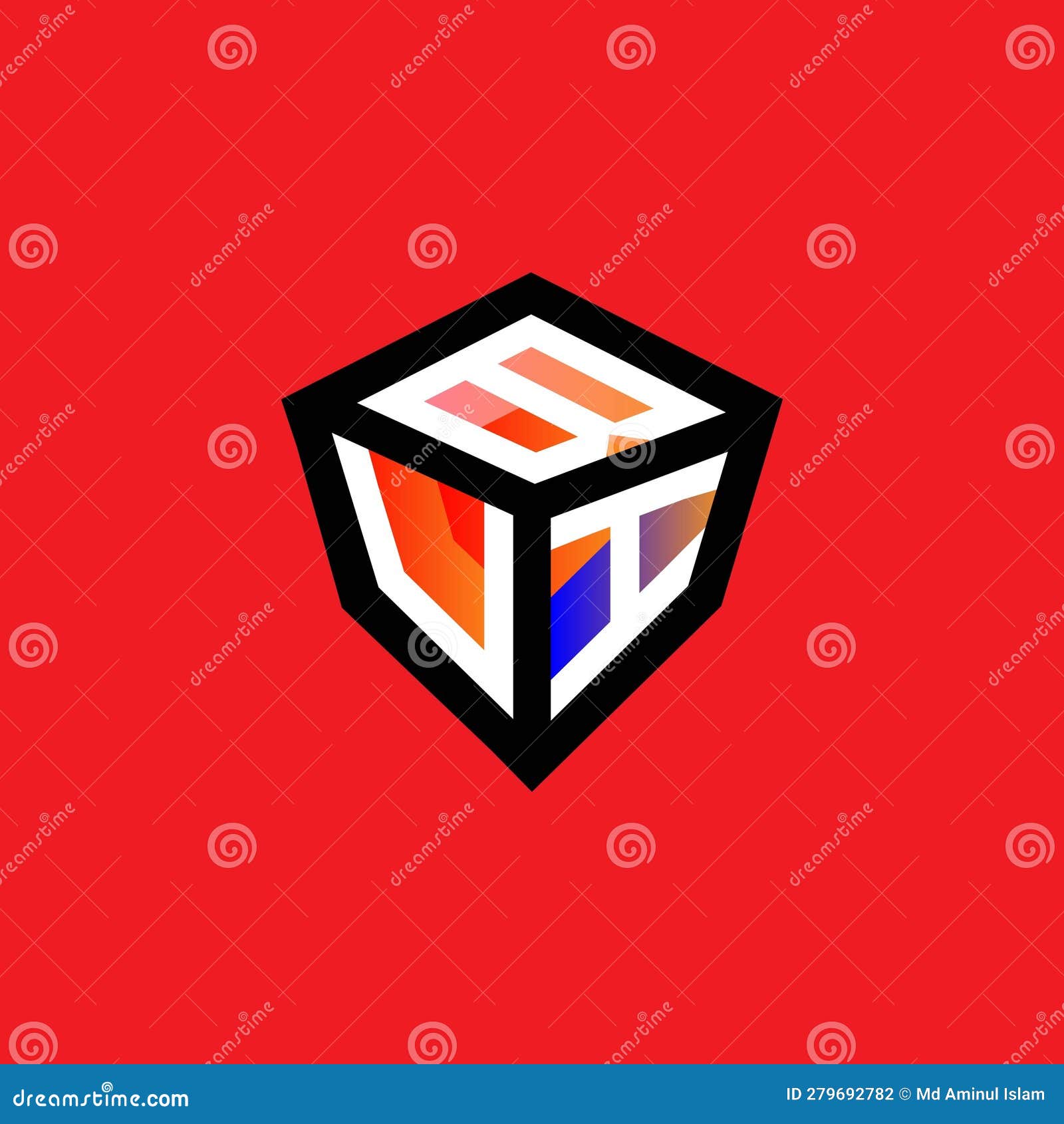 BUI Letter Logo Creative Design with Vector Graphic, BUI Stock ...