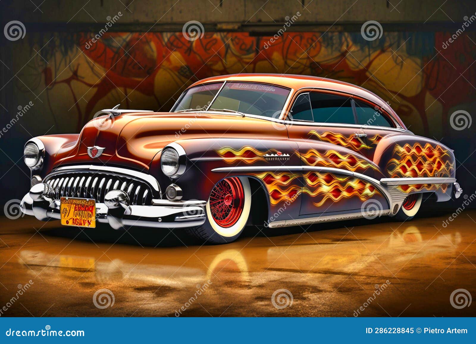 Cartoon Lowrider Vector Illustration | CartoonDealer.com #59780372