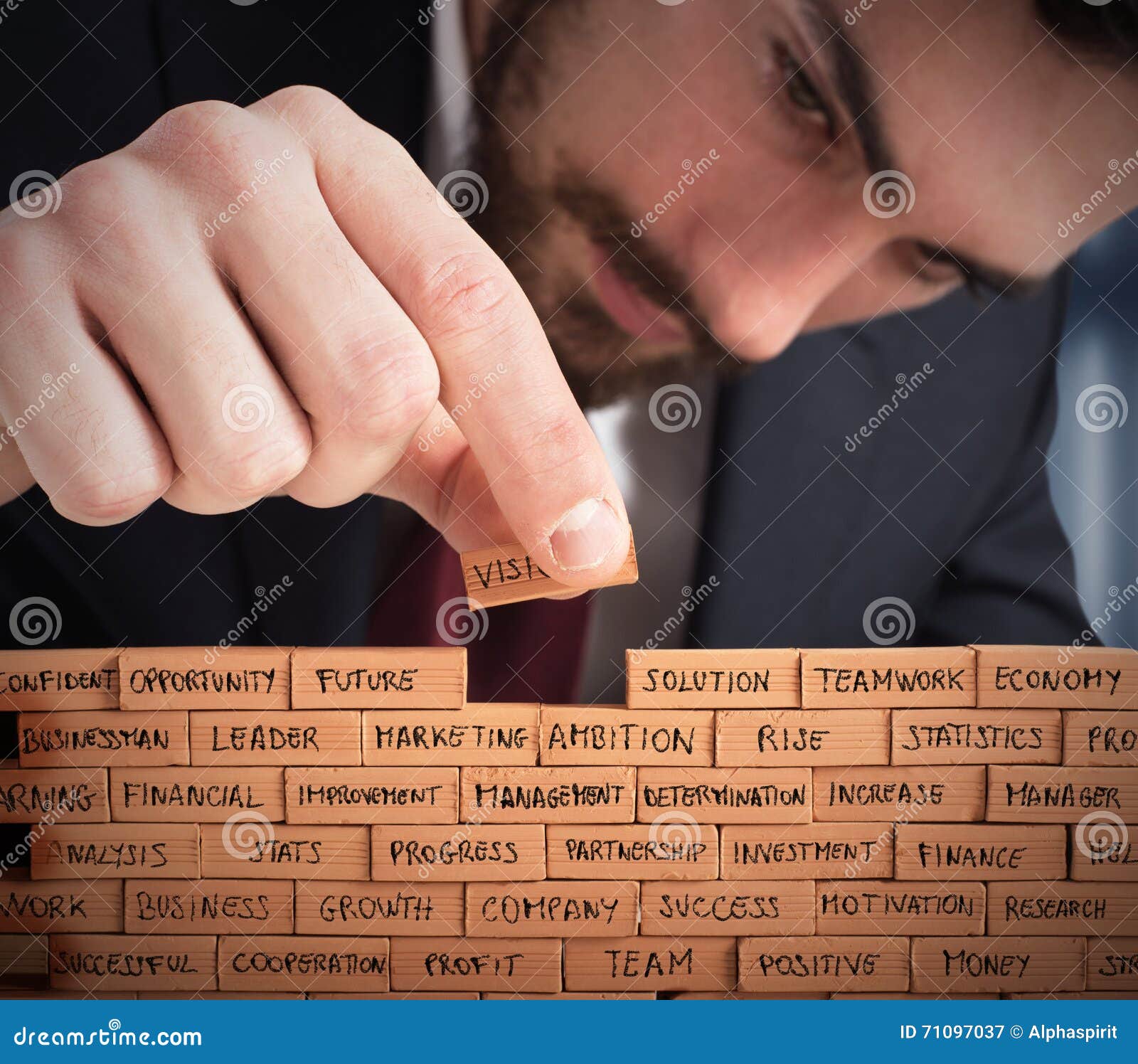 Build the business stock image. Image of corporate, create - 71097037