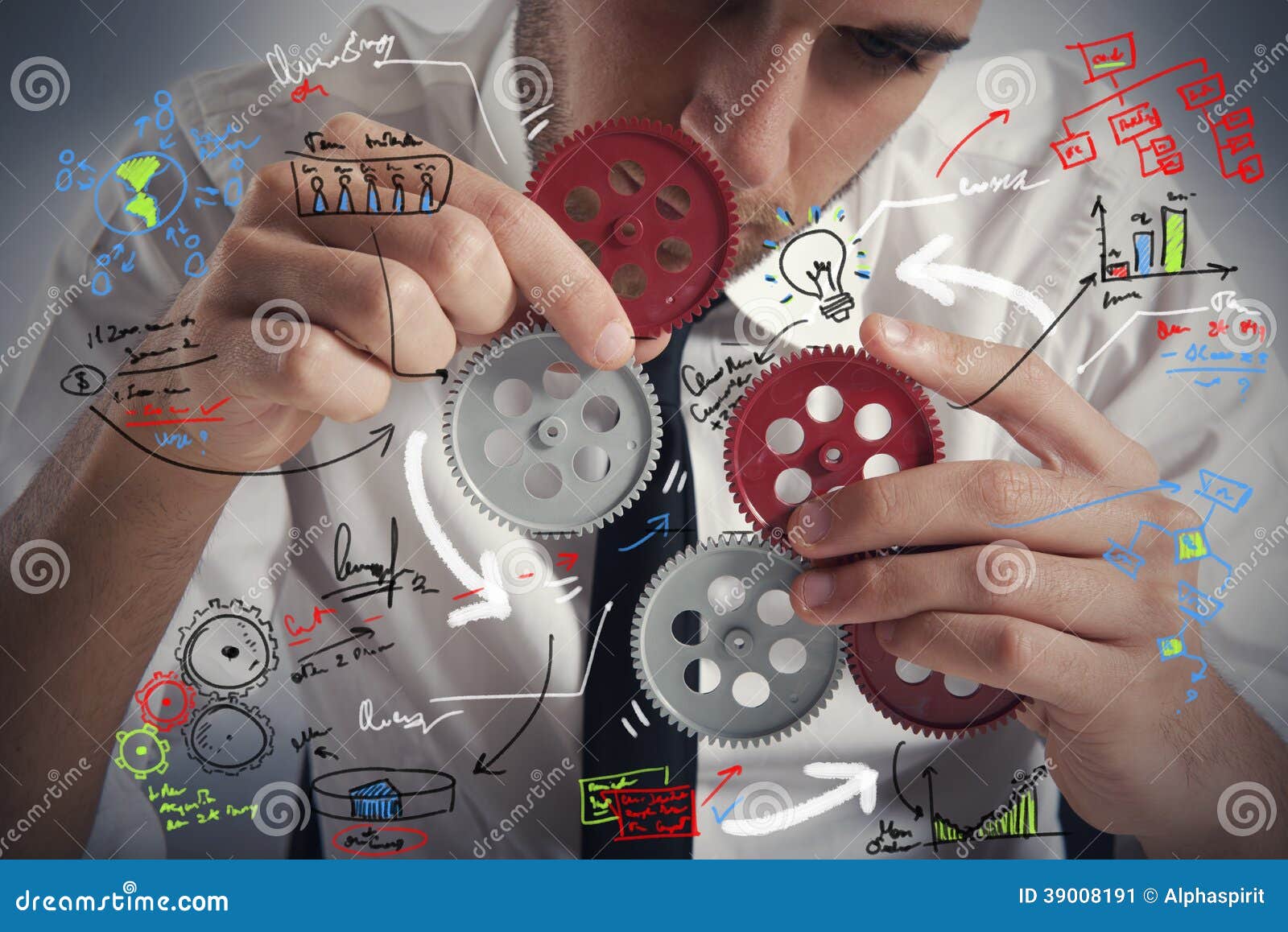 Build a business system stock image. Image of circle - 39008191