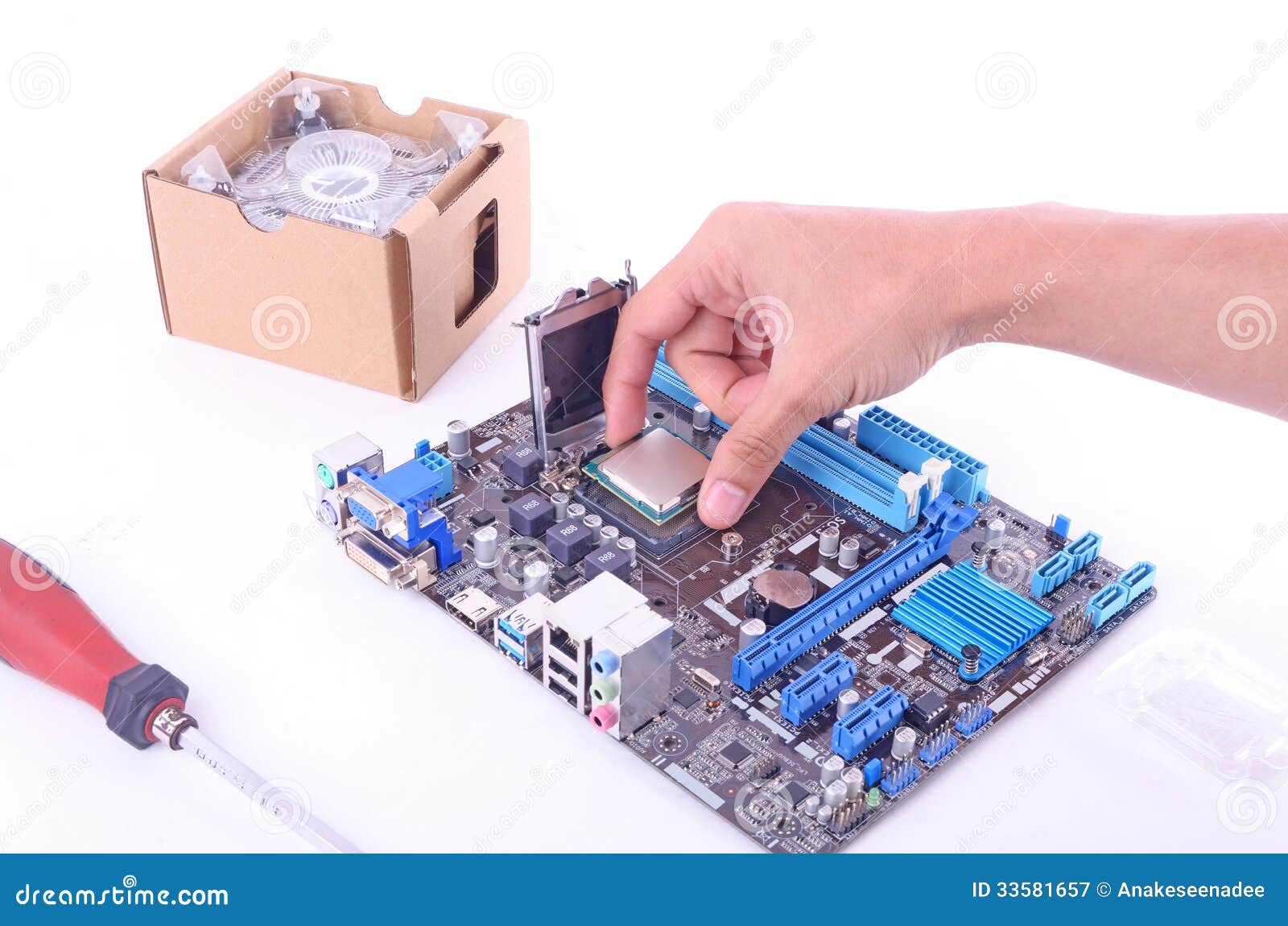 Build computer stock image. Image of data, equipment - 33581657