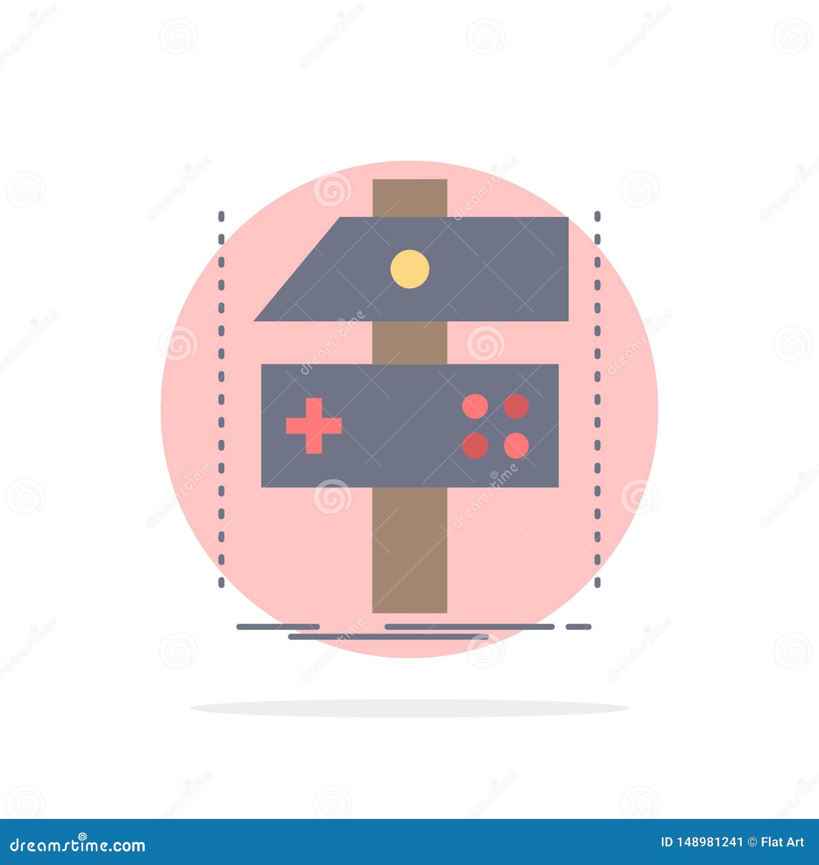 Build, Craft, Develop, Developer, Game Flat Color Icon Vector Stock ... Build, Craft, Develop, Developer, Game Flat Color Icon Vector Stock ...