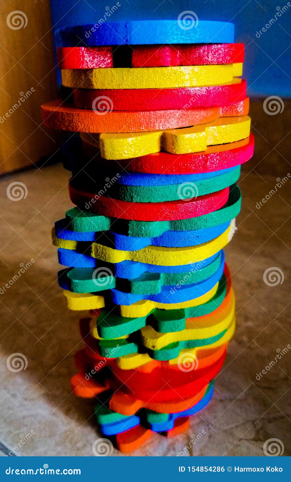 Build of the Cube stock photo. Image of build, rainbow - 154854286