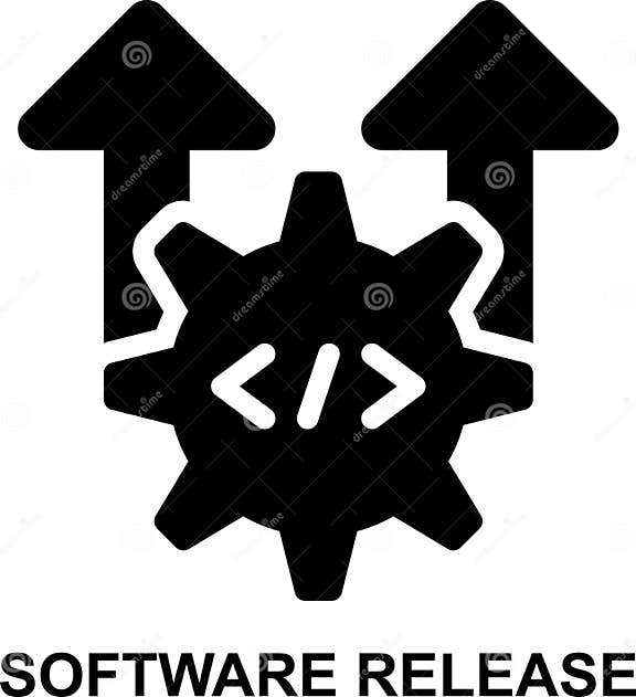 Build, Development, Programming, Coding, Release, Launch Solid Glyph Icon Stock Illustration ...