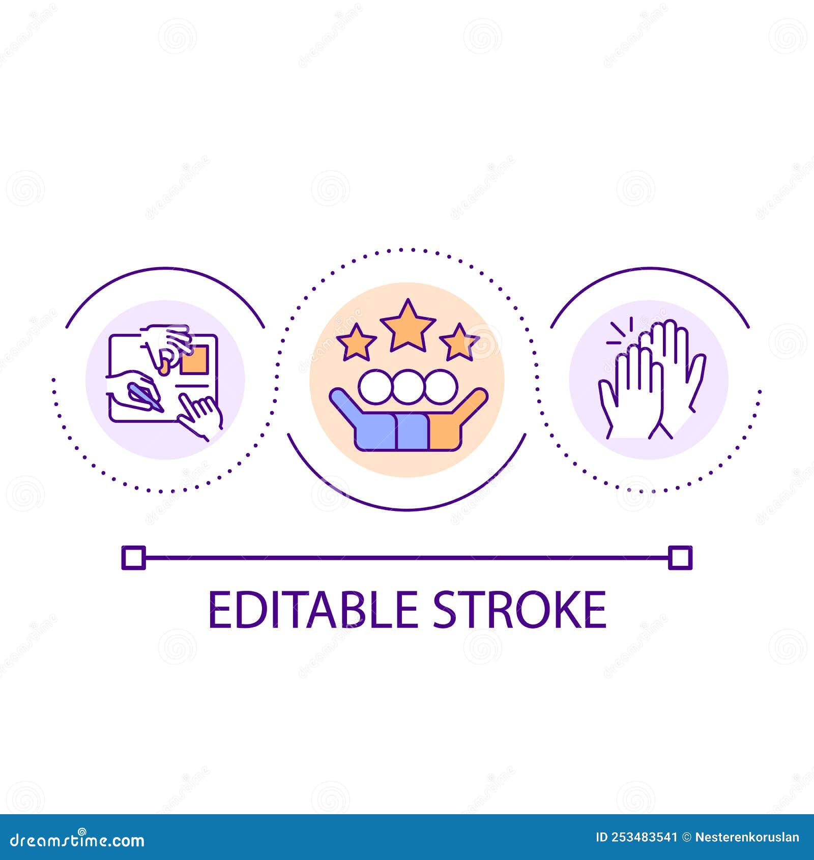 Build Effective Team Culture Loop Concept Icon Cartoon Vector ... Build Effective Team Culture Loop Concept Icon Cartoon Vector ...
