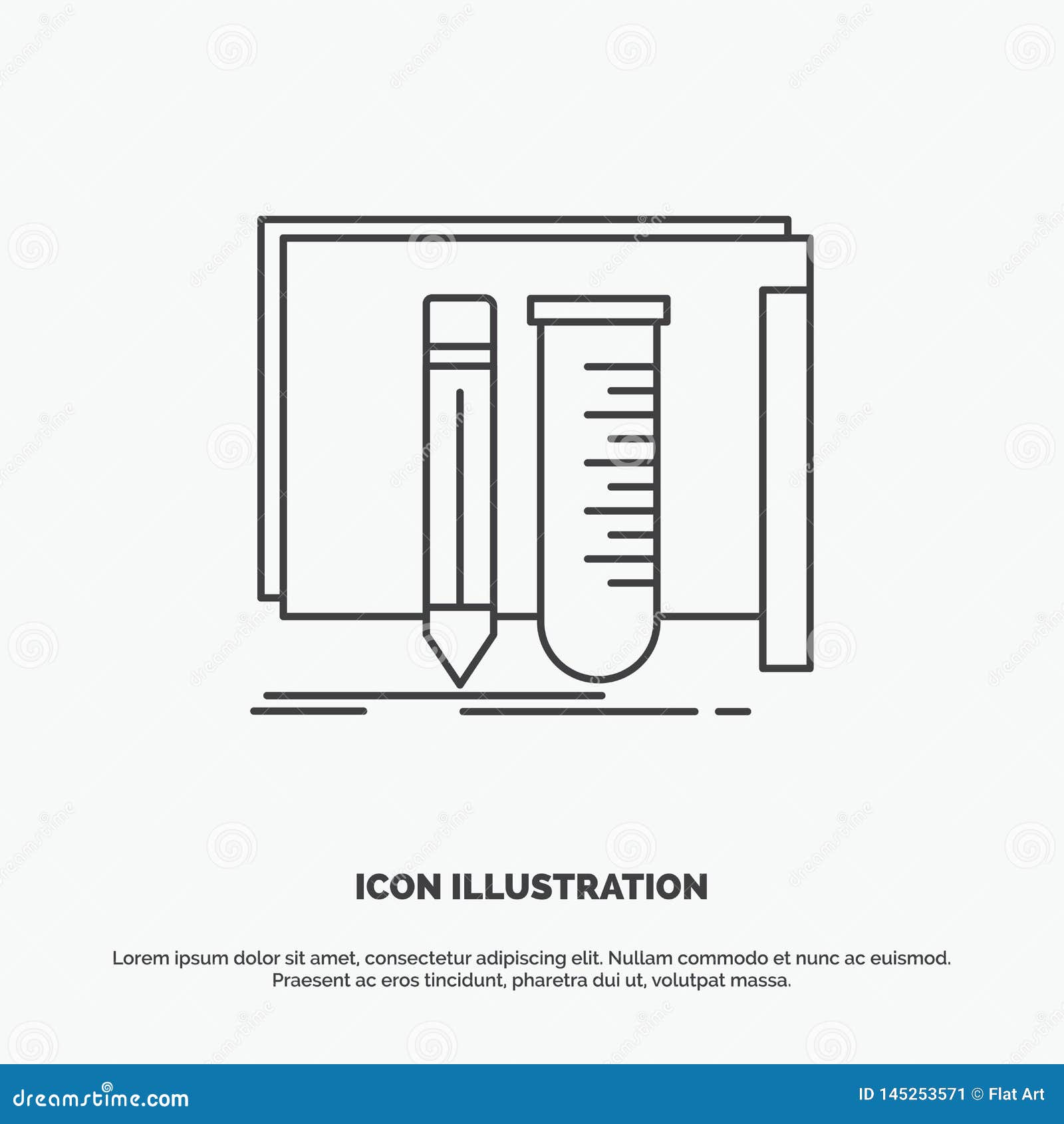 Build, Equipment, Fab, Lab, Tools Icon. Line Vector Gray Symbol for UI ...