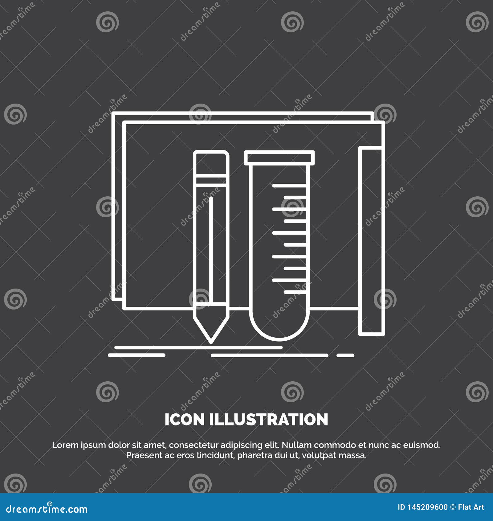 Build, Equipment, Fab, Lab, Tools Icon. Line Vector Symbol for UI and ...