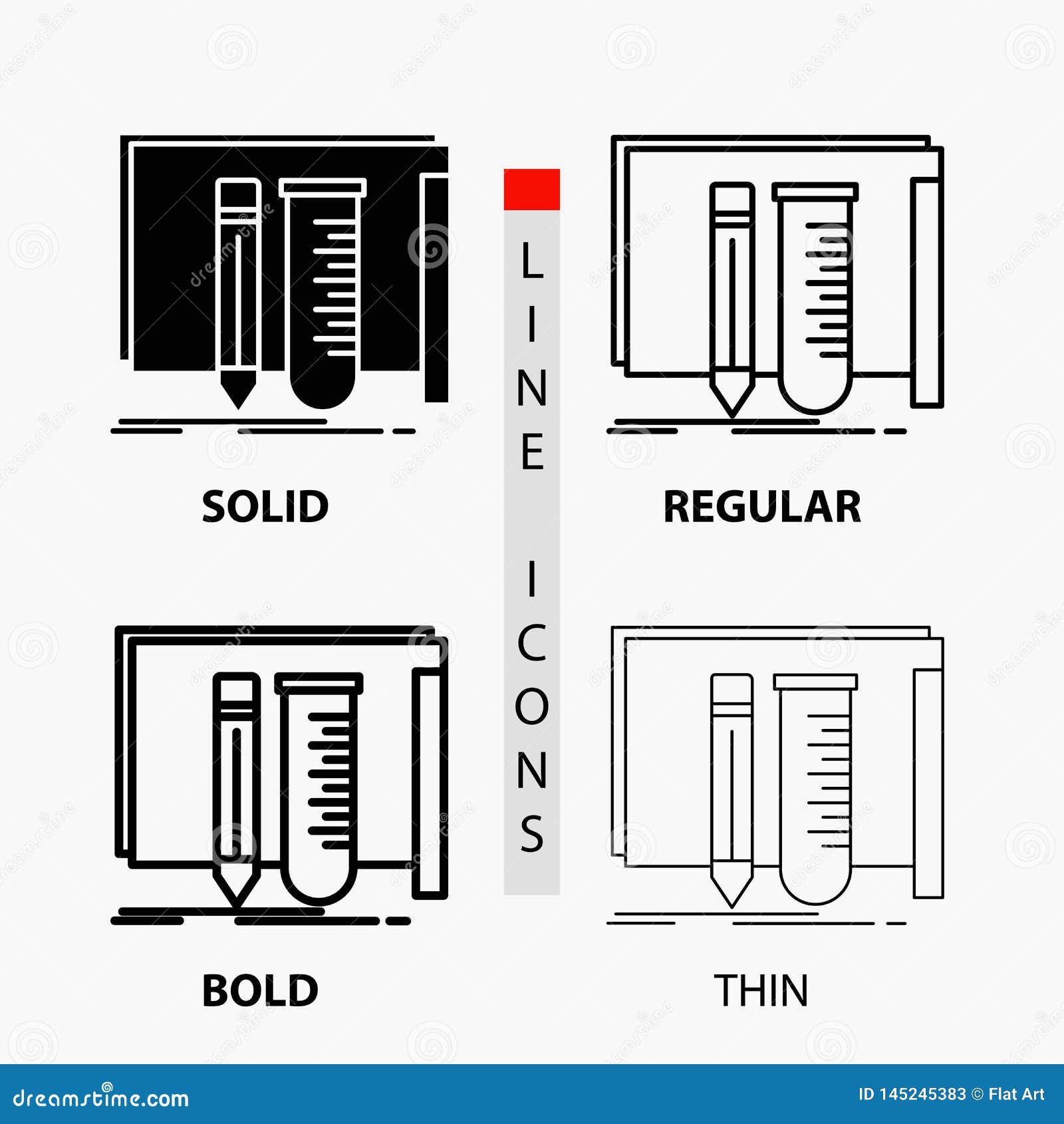 Build, Equipment, Fab, Lab, Tools Icon in Thin, Regular, Bold Line and ...