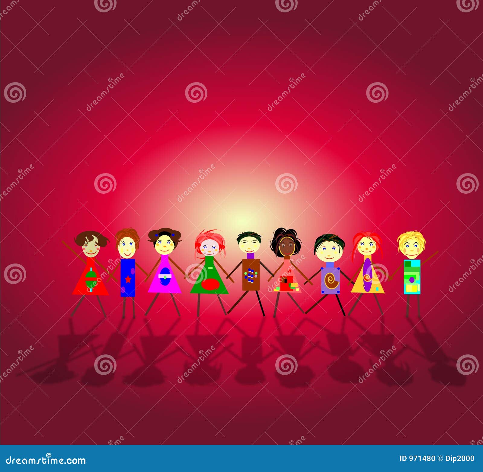 We build the future stock illustration. Illustration of nice - 971480