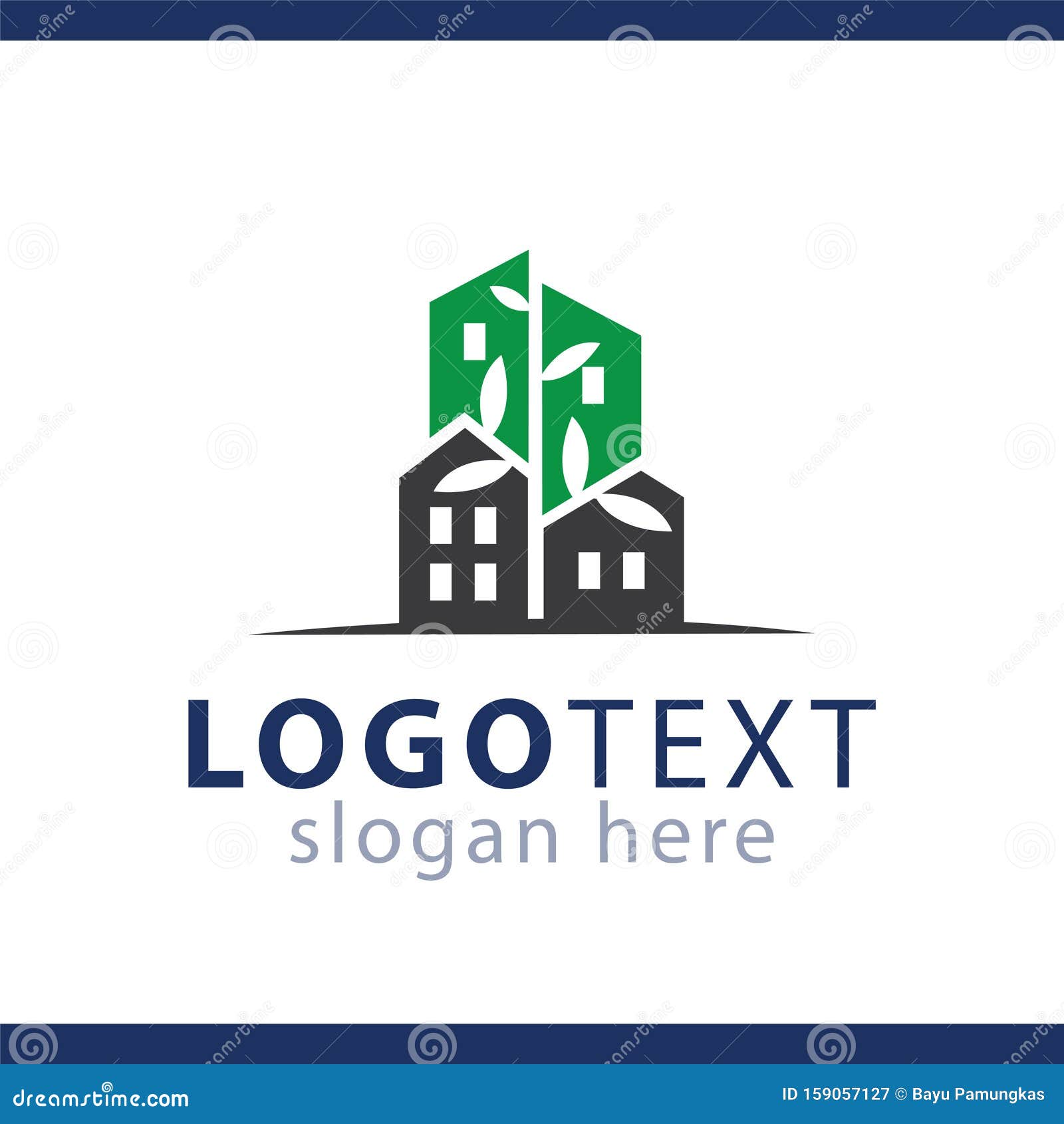 Build Green Logo Vector stock vector. Illustration of agritourism ...