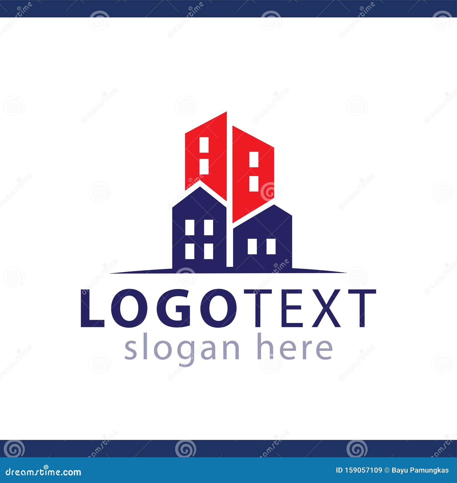 Build Home Logo Vector stock vector. Illustration of brand - 159057109
